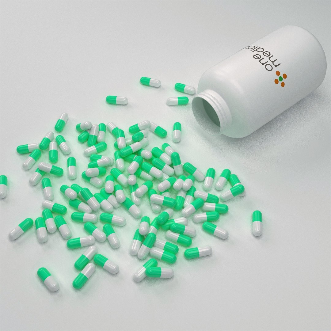 3D Medical Capsules And Bottle Model - TurboSquid 1998085