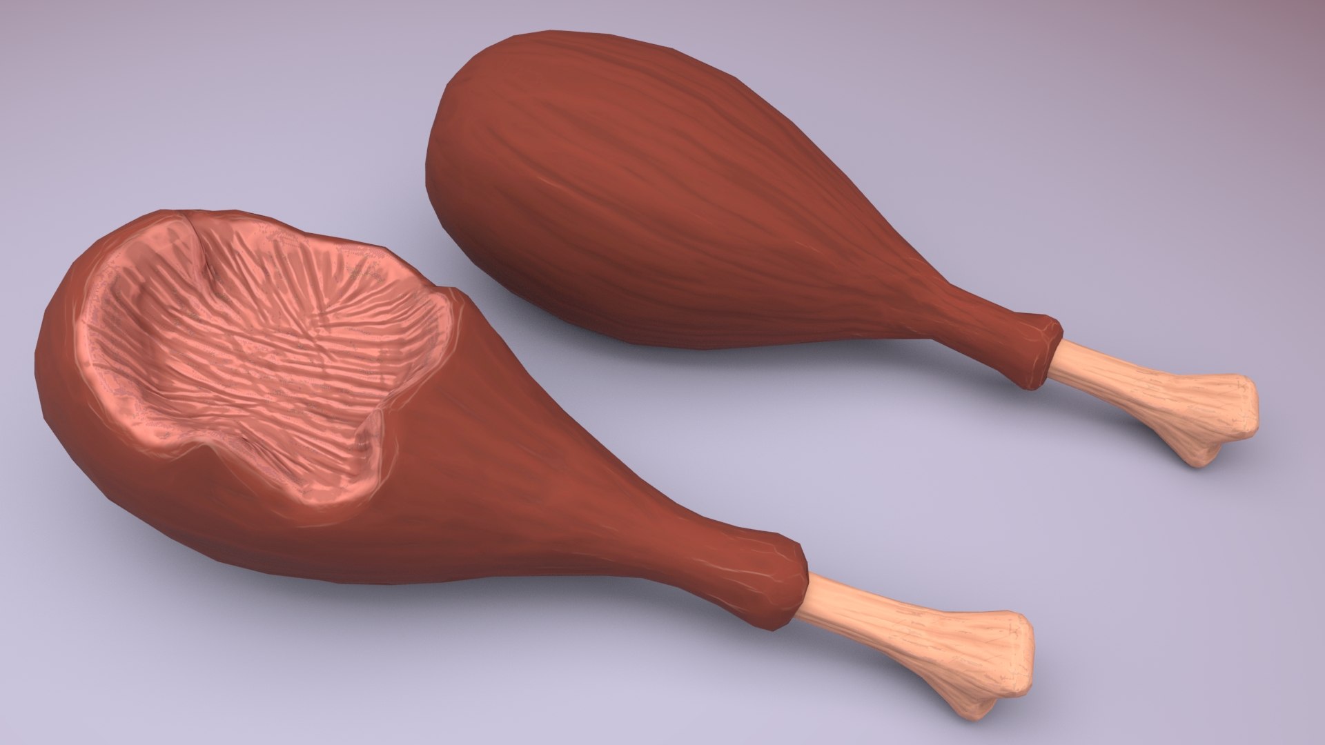 3D model chicken leg - TurboSquid 1442302