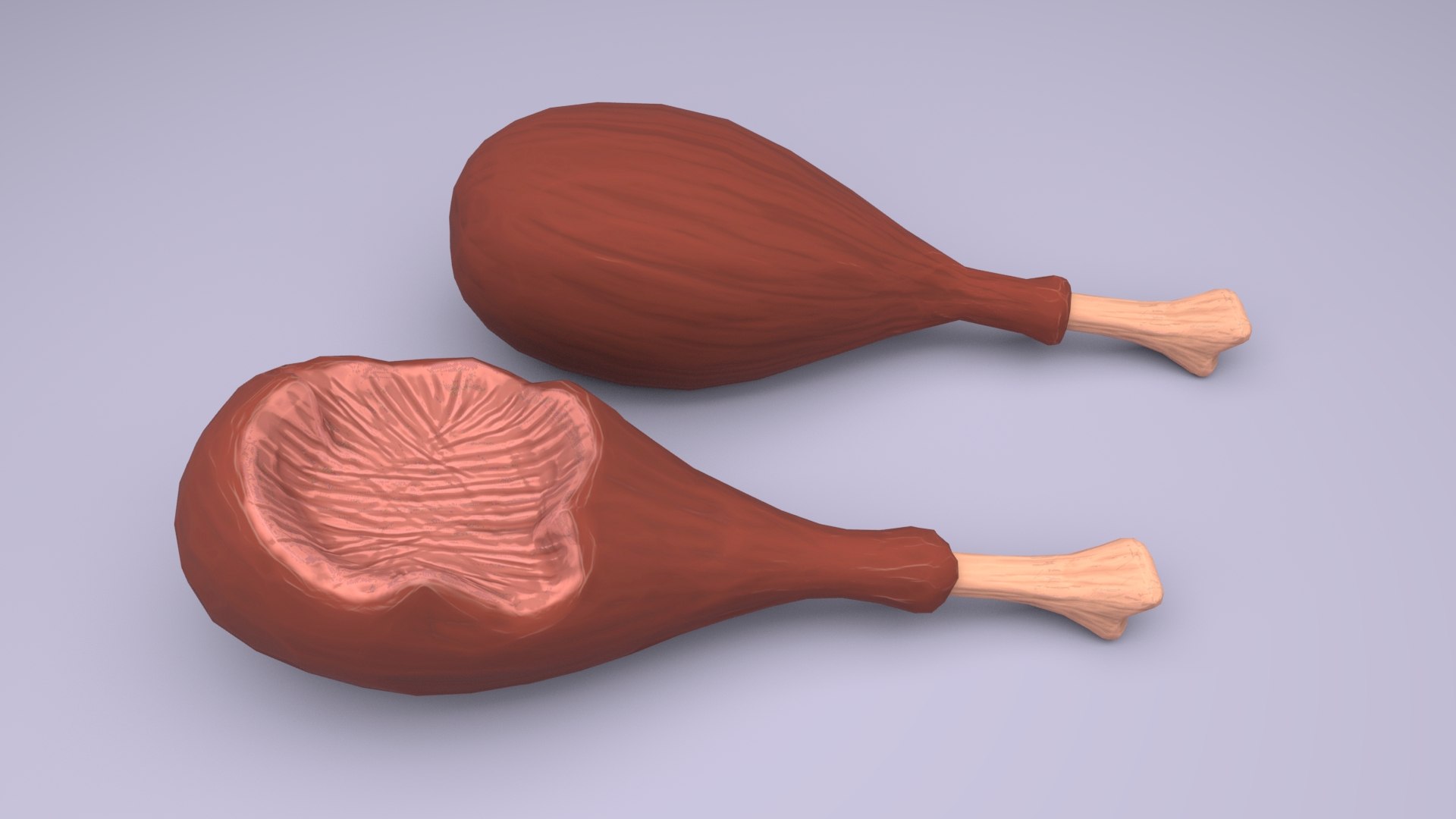 3D model chicken leg - TurboSquid 1442302