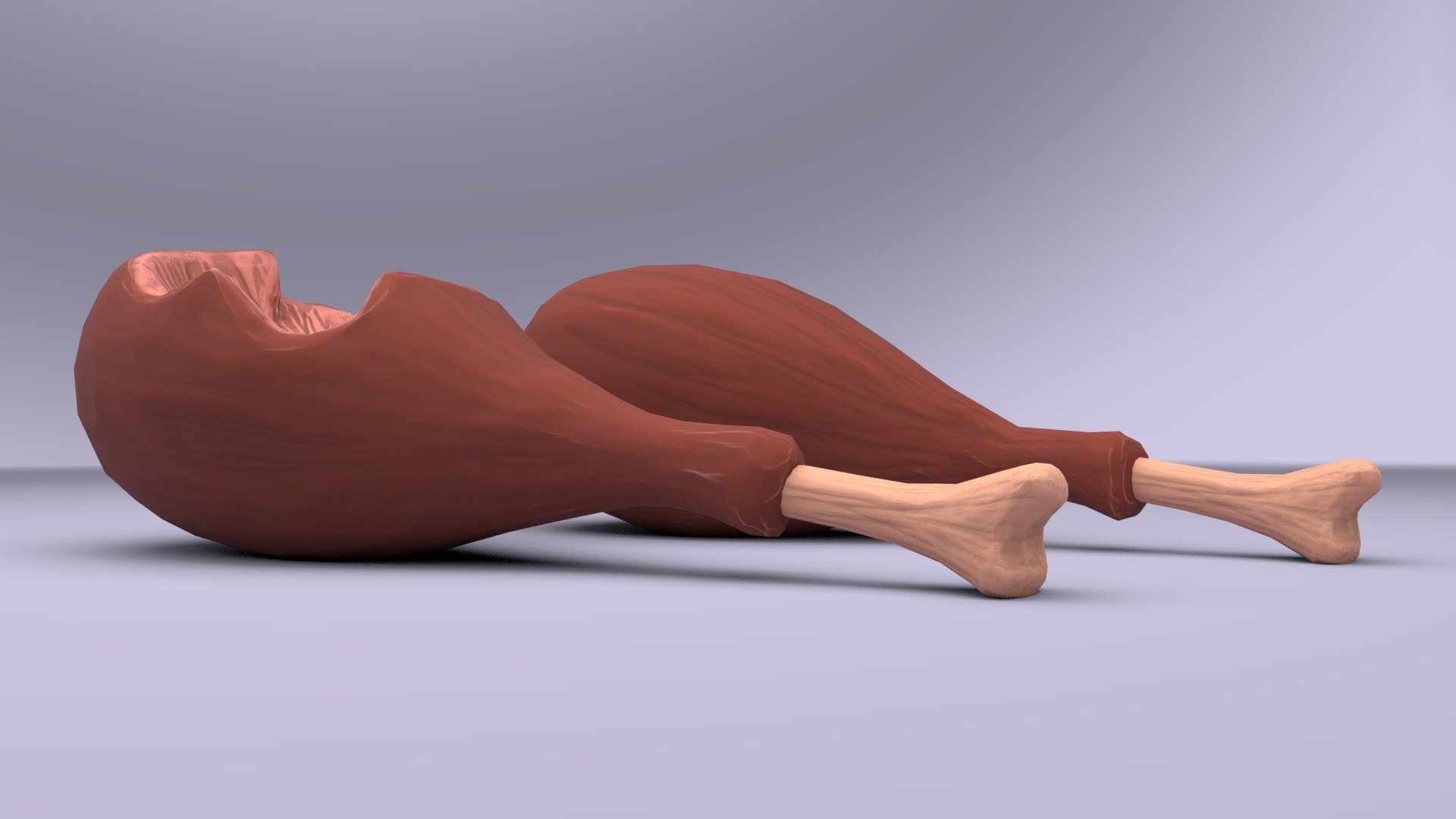 3D model chicken leg - TurboSquid 1442302
