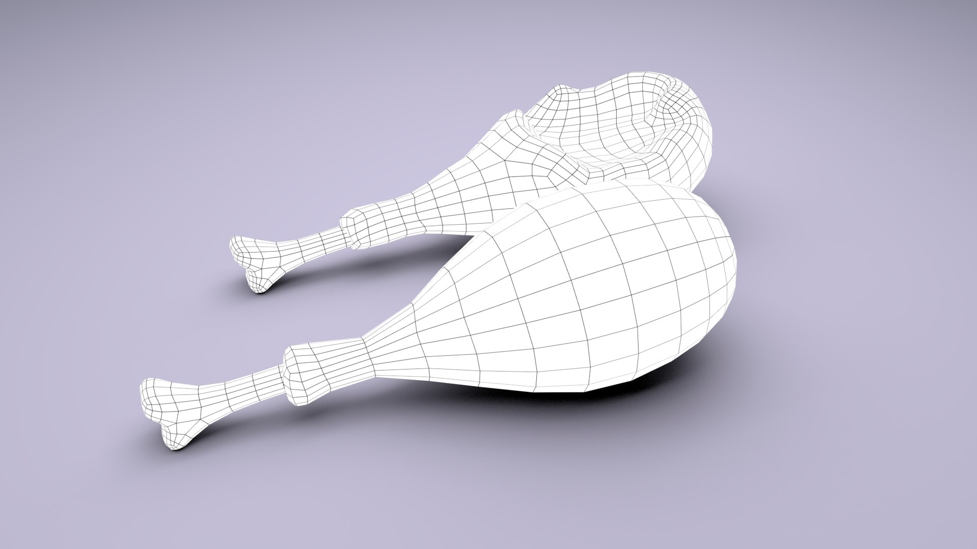 3D model chicken leg - TurboSquid 1442302