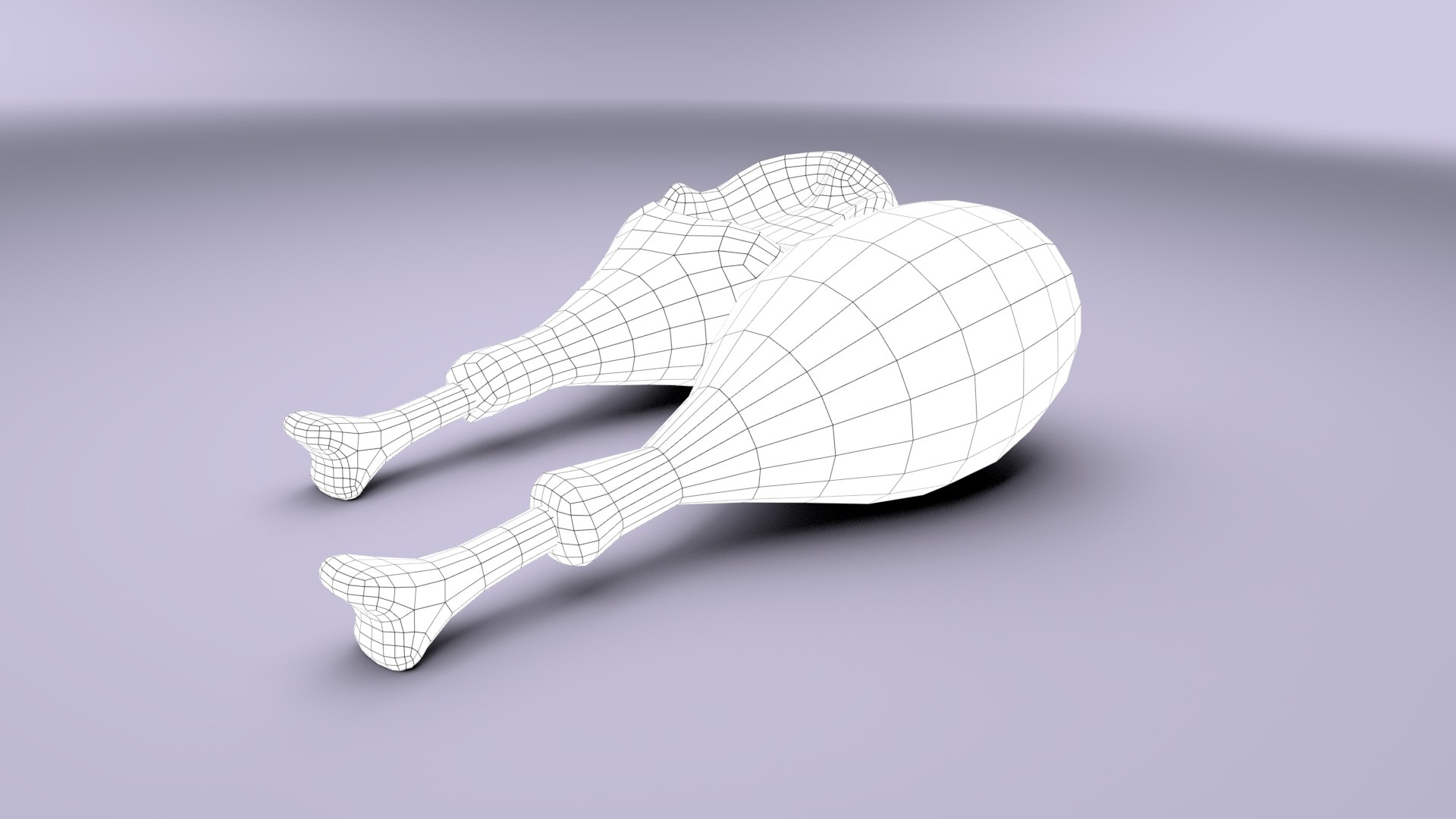 3D model chicken leg - TurboSquid 1442302