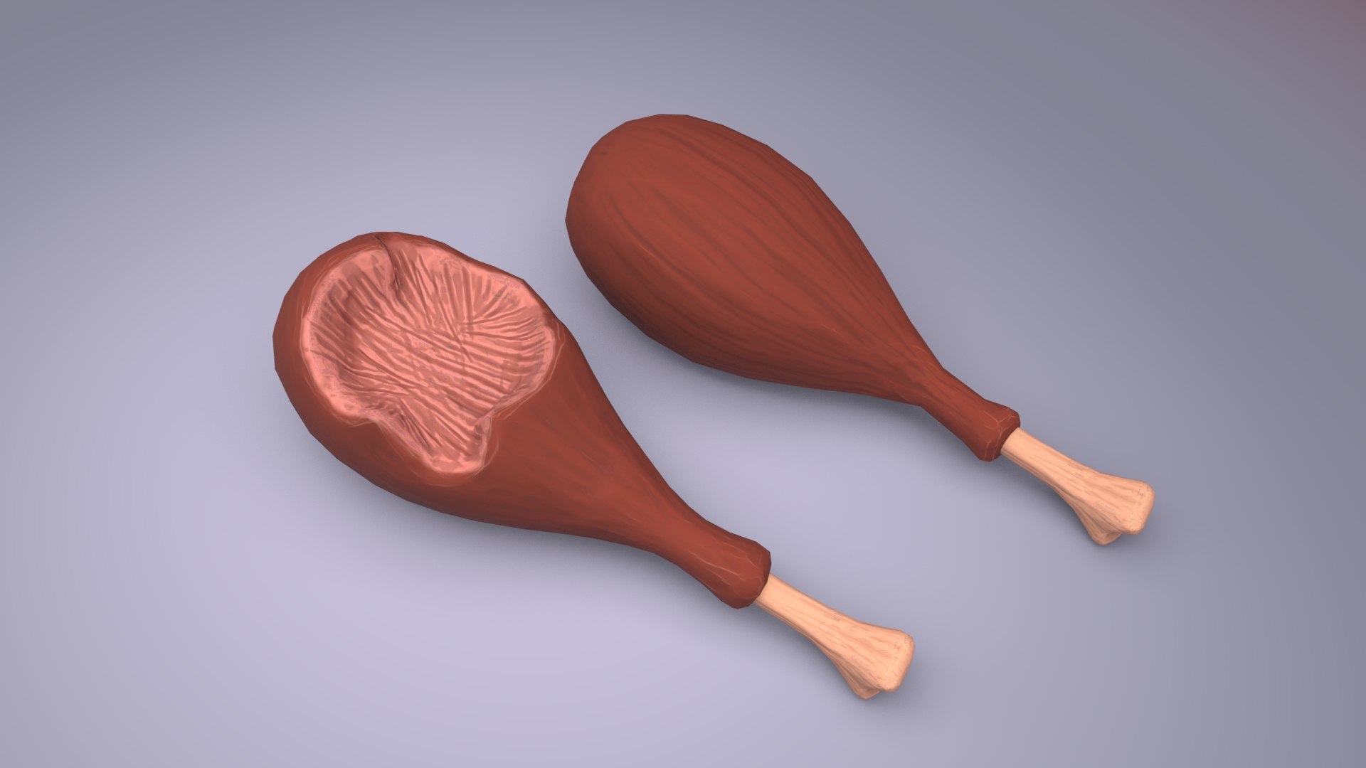 3D model chicken leg - TurboSquid 1442302