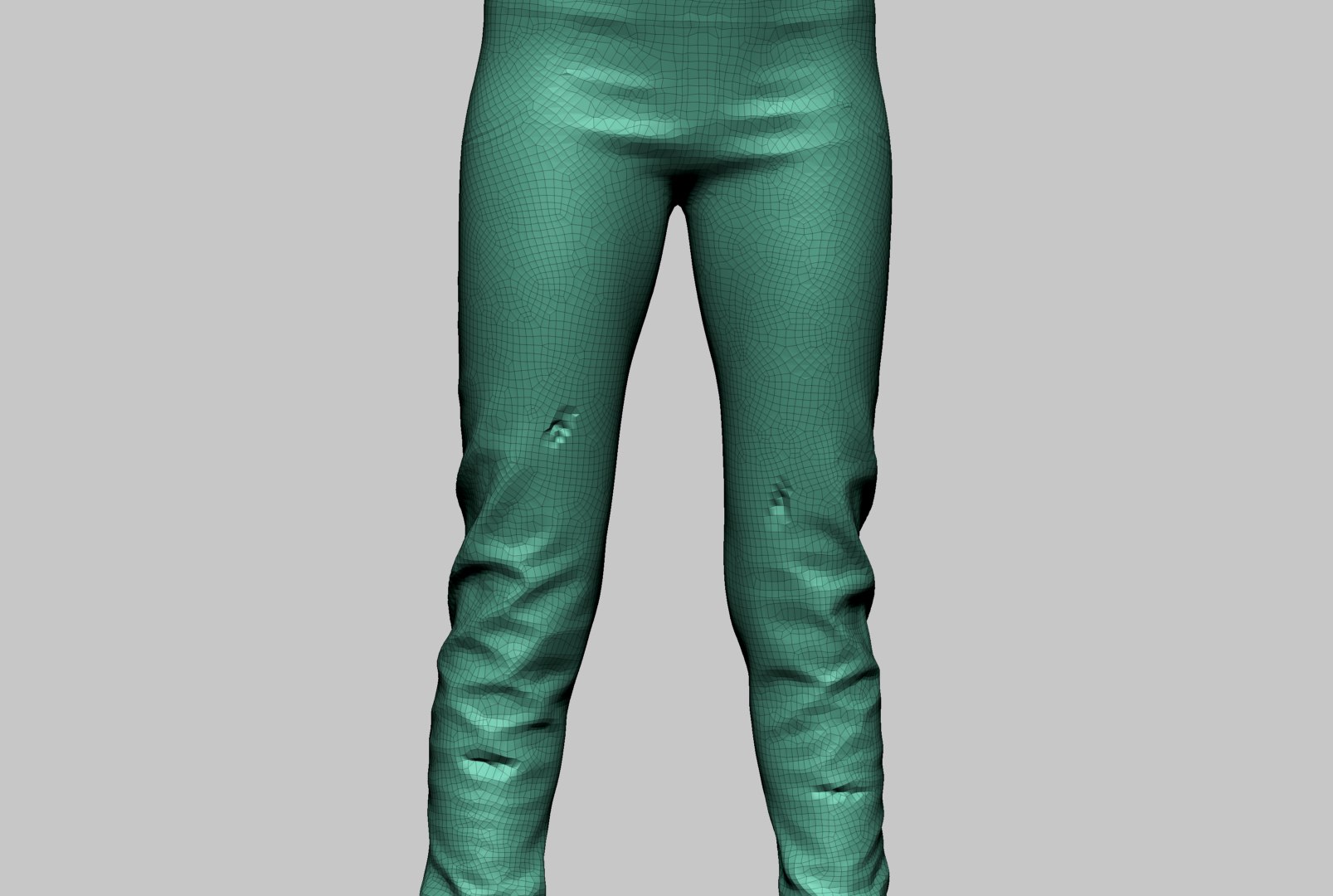 Stylized Clothes Trousers Scarf 3D - TurboSquid 1560411