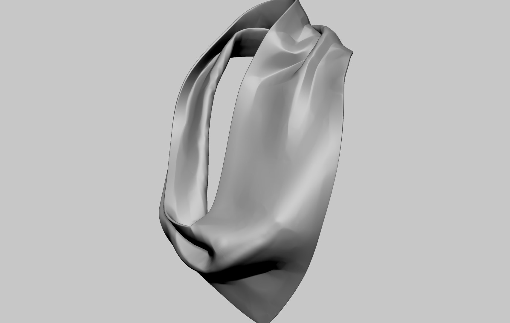 Stylized Clothes Trousers Scarf 3D - TurboSquid 1560411