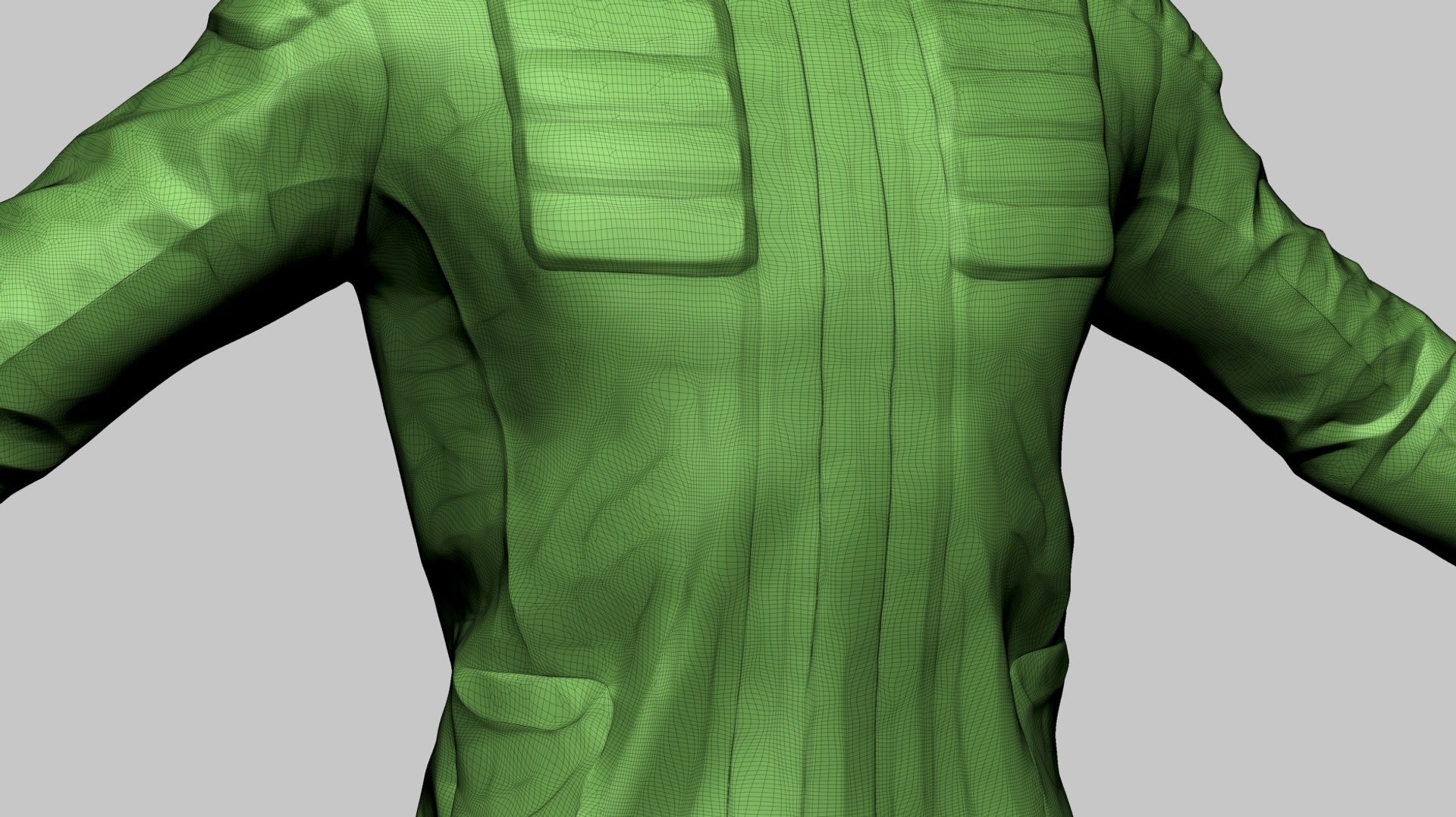 Stylized Clothes Trousers Scarf 3D - TurboSquid 1560411