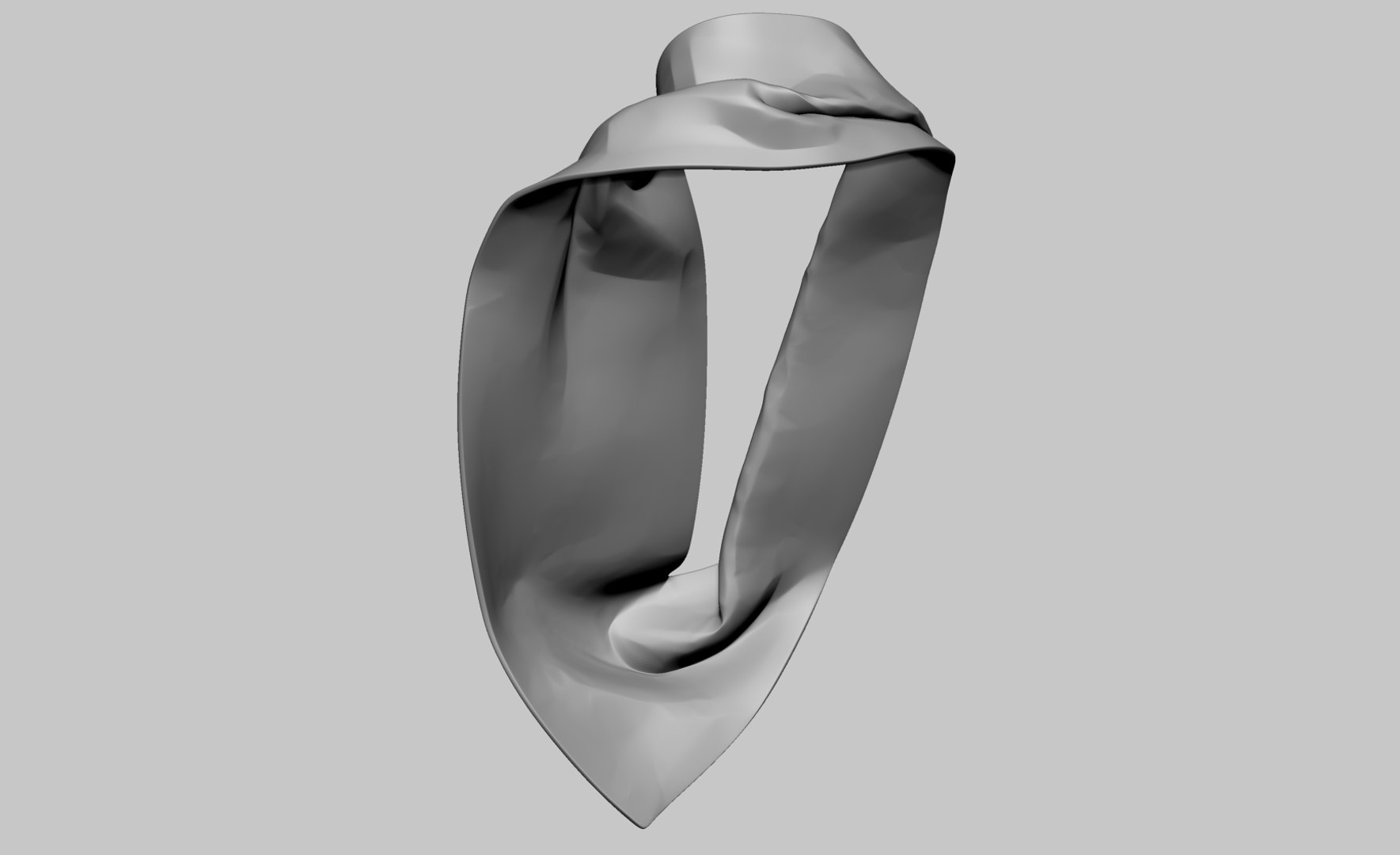 Stylized Clothes Trousers Scarf 3D - TurboSquid 1560411