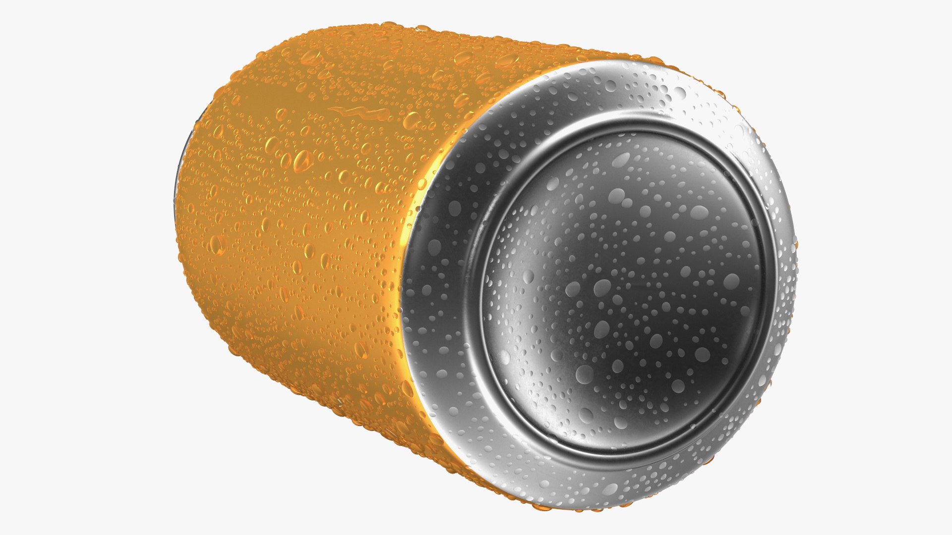 3D Can Soda Water Drops Orange 330ml - TurboSquid 2139760