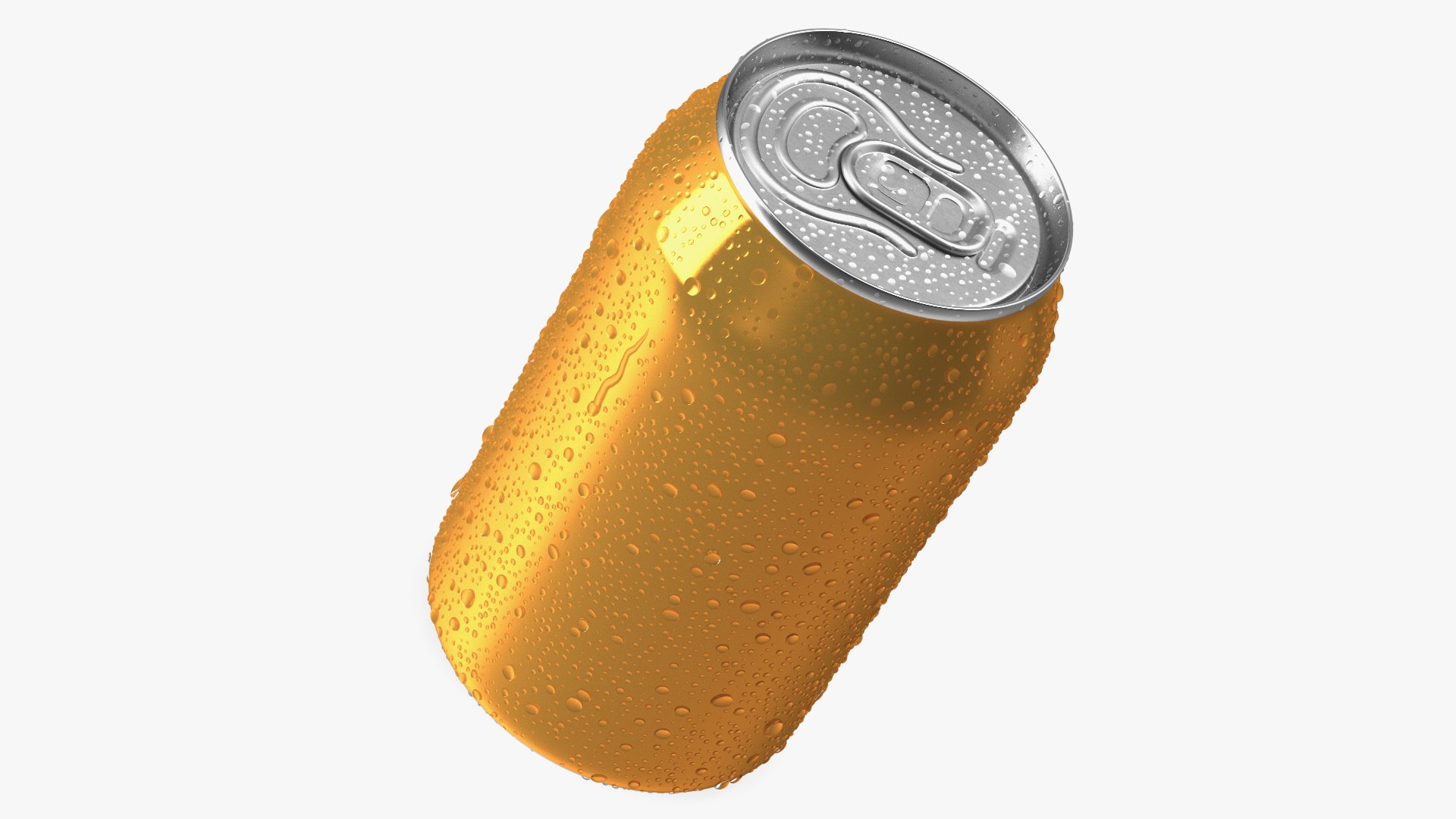 3D Can Soda Water Drops Orange 330ml - TurboSquid 2139760