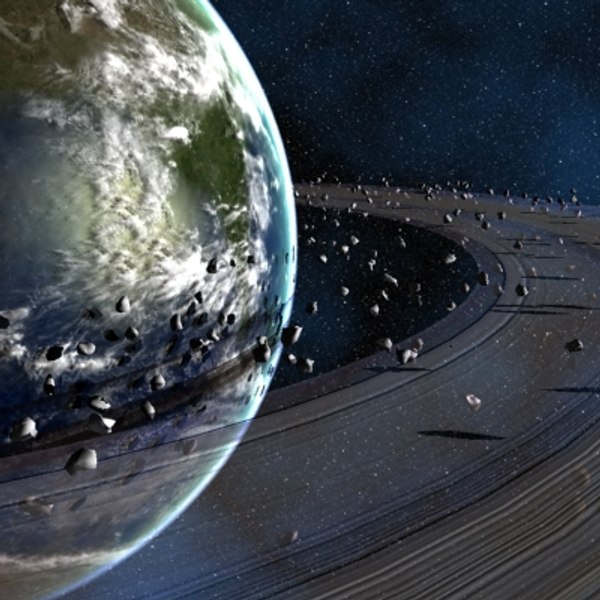 3d model of super planet earth
