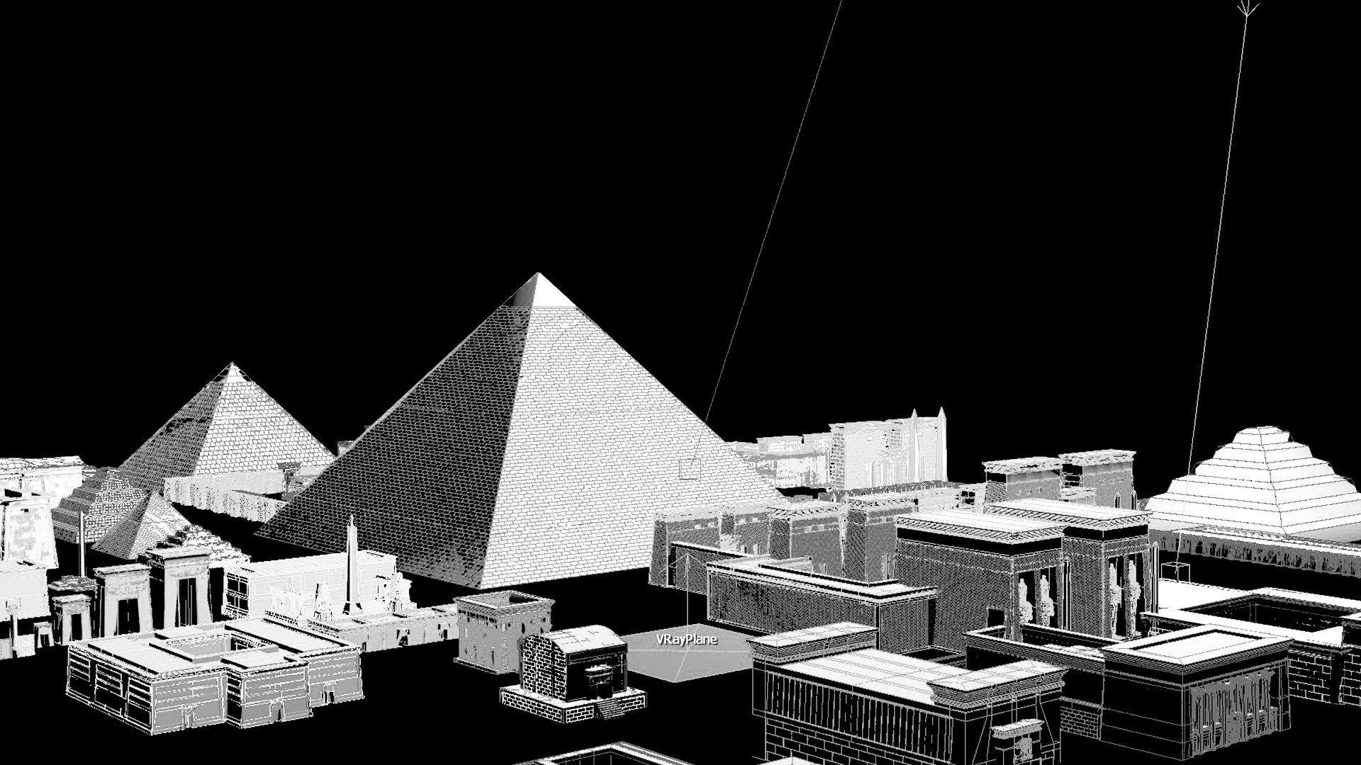 Egypt Pyramid Architecture Model - TurboSquid 2251240