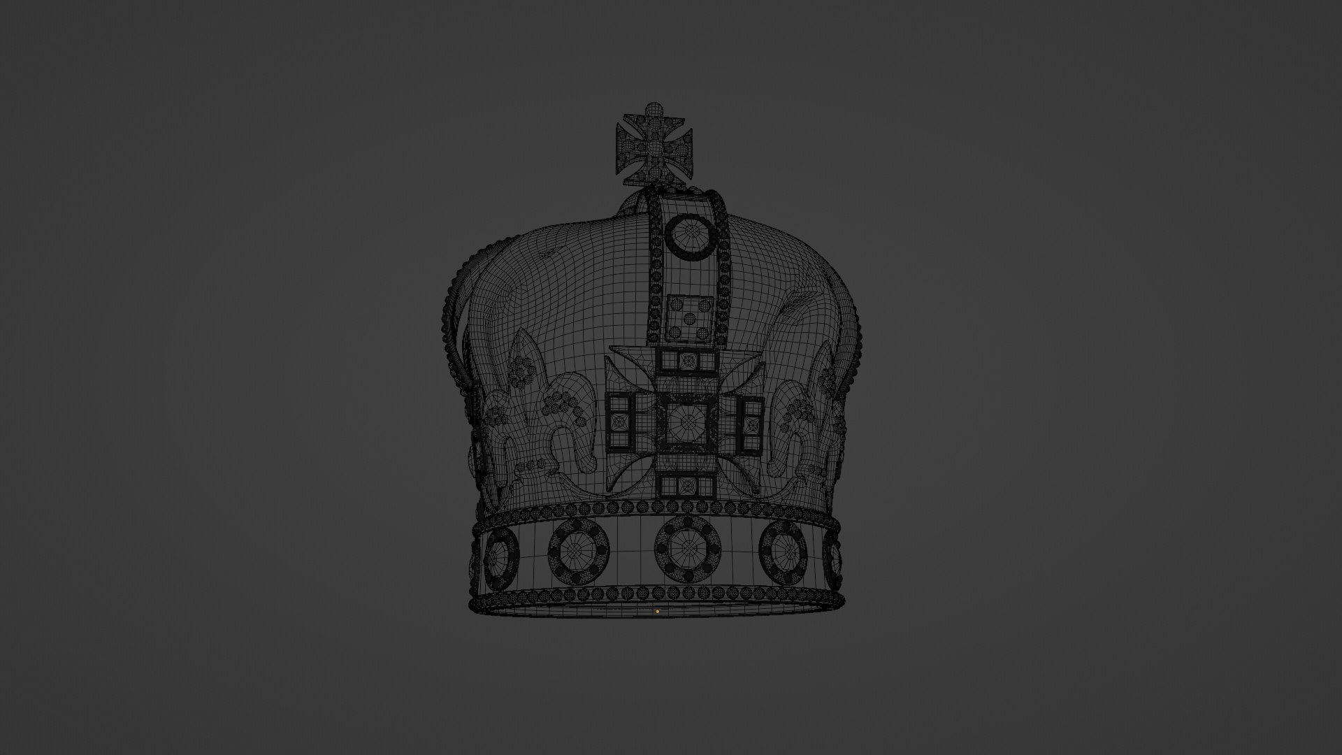 Royal King Crown Gold 3D Model - TurboSquid 2284416