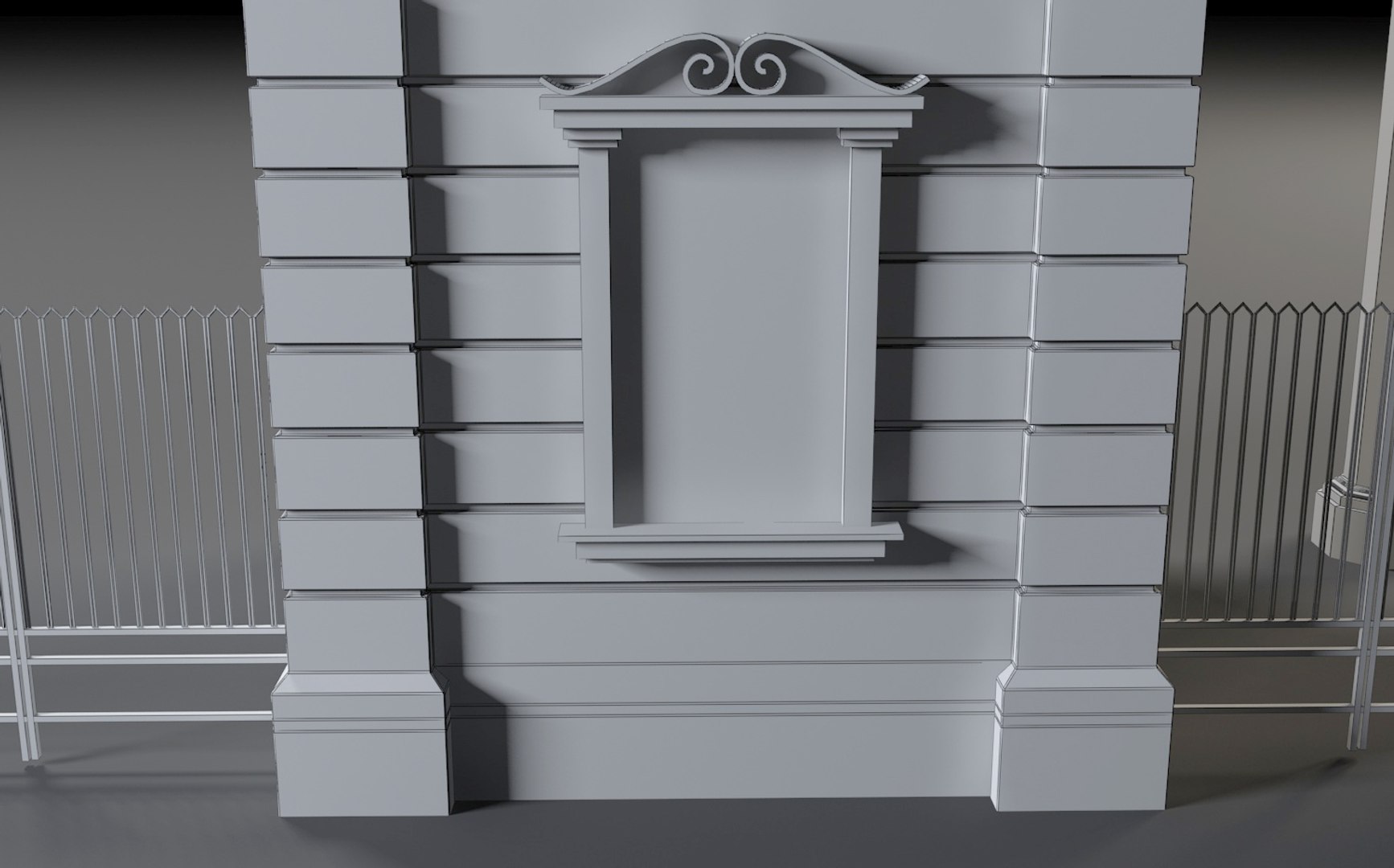 3ds Max Arches Columns