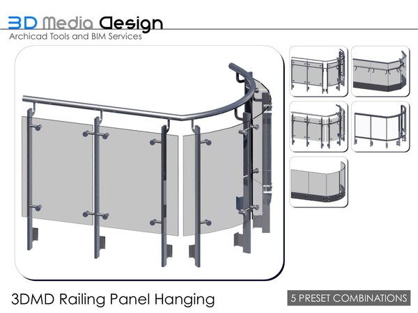 3dmd railings 3d 3ds