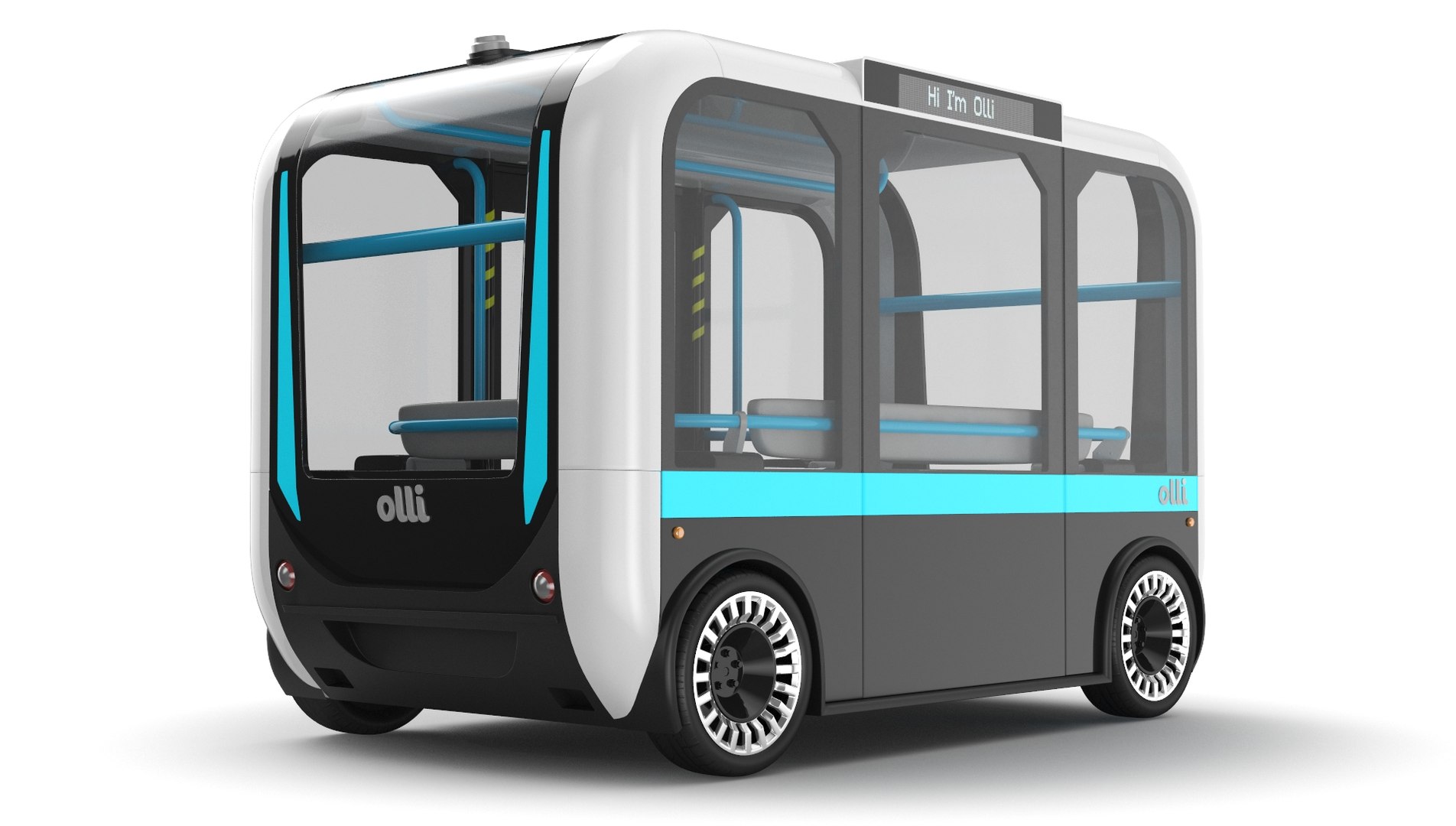 Olli Bus Driverless 3D Model - TurboSquid 1198805