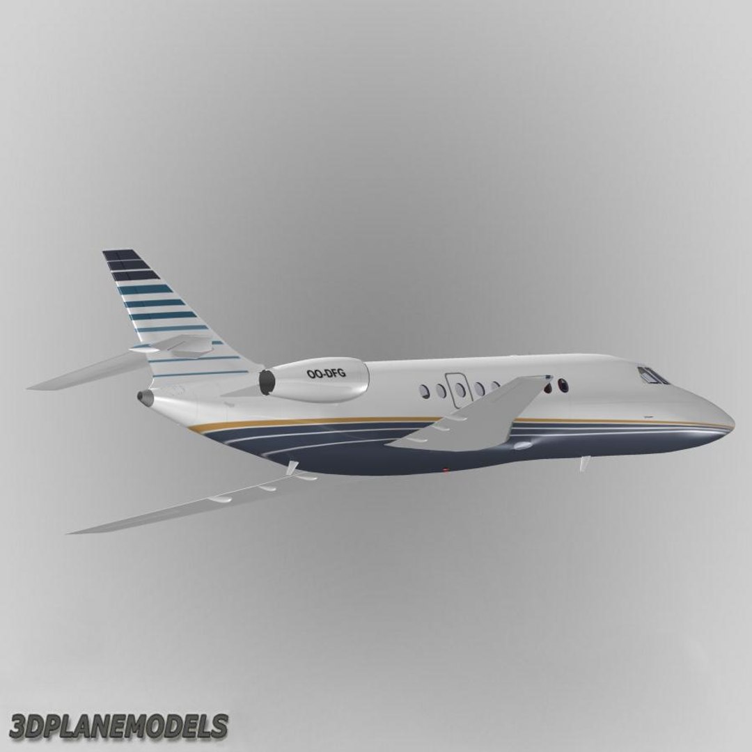 Dassault Falcon Business Jet 3d Model