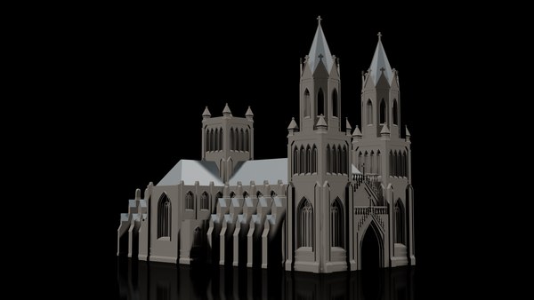 modelo 3d Catedral gratis - TurboSquid 1381032