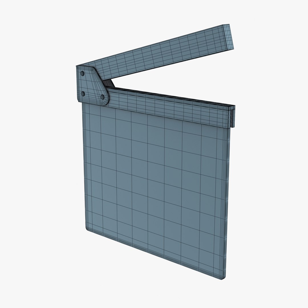 3D Model Clapperboard Clapper Board - TurboSquid 1240567