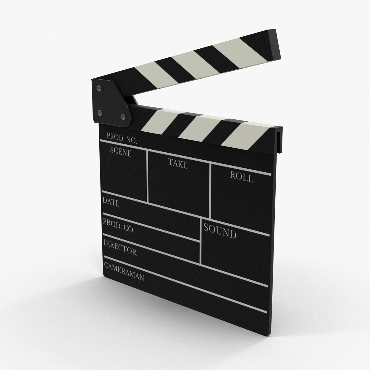 Modello 3D ciak - TurboSquid 1240567