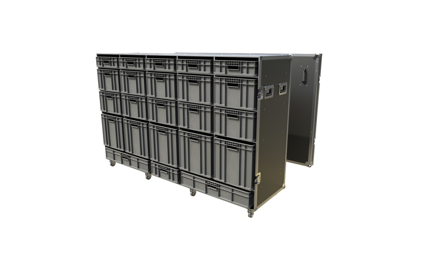 Large Euro Container Storage Case 1 3D Model - TurboSquid 2199523
