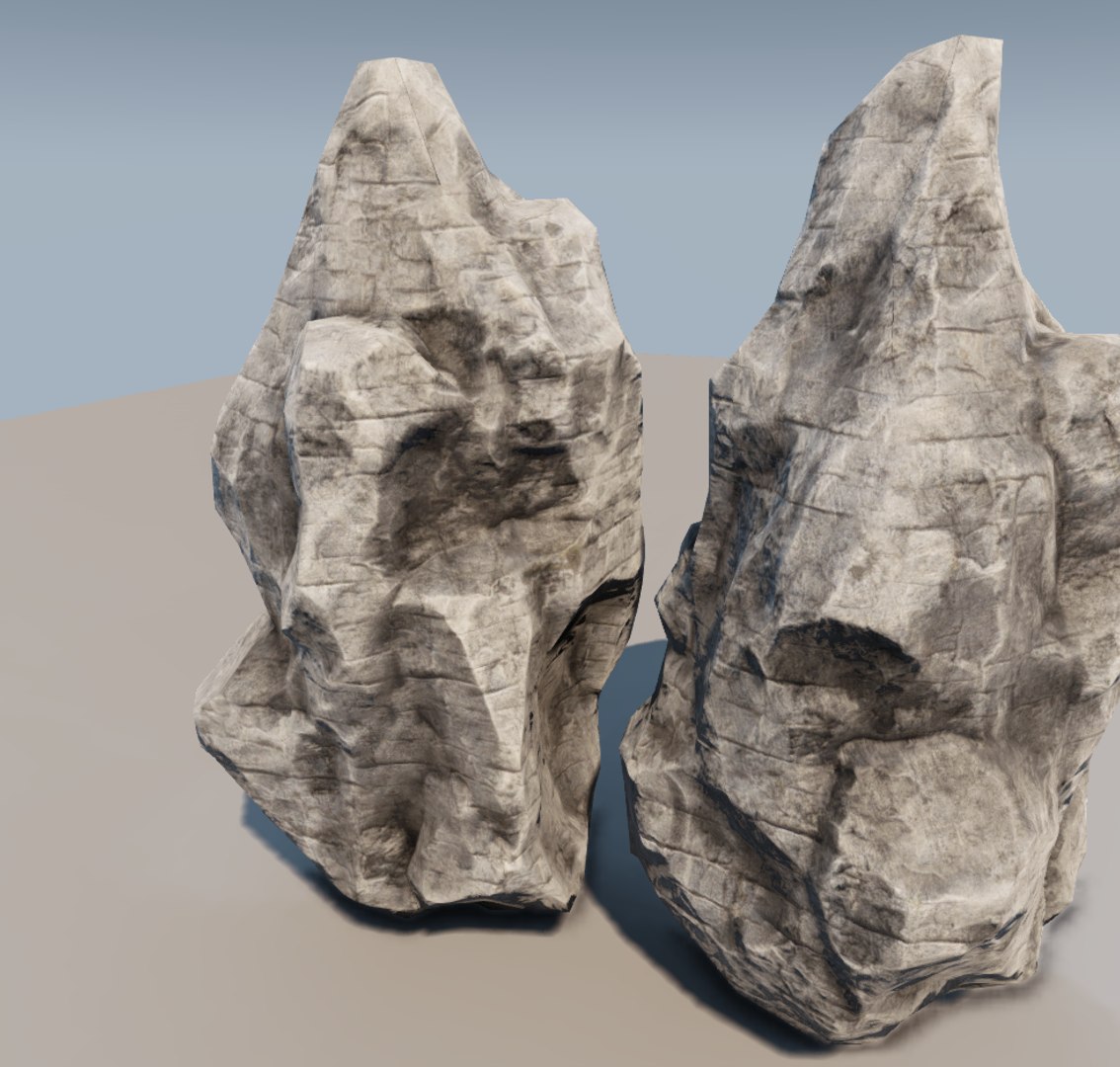 3d Rocky Cliffs Model