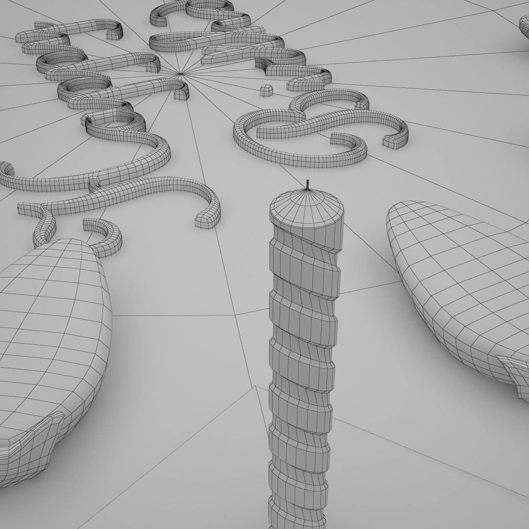 Happy Birthday Cake Obj