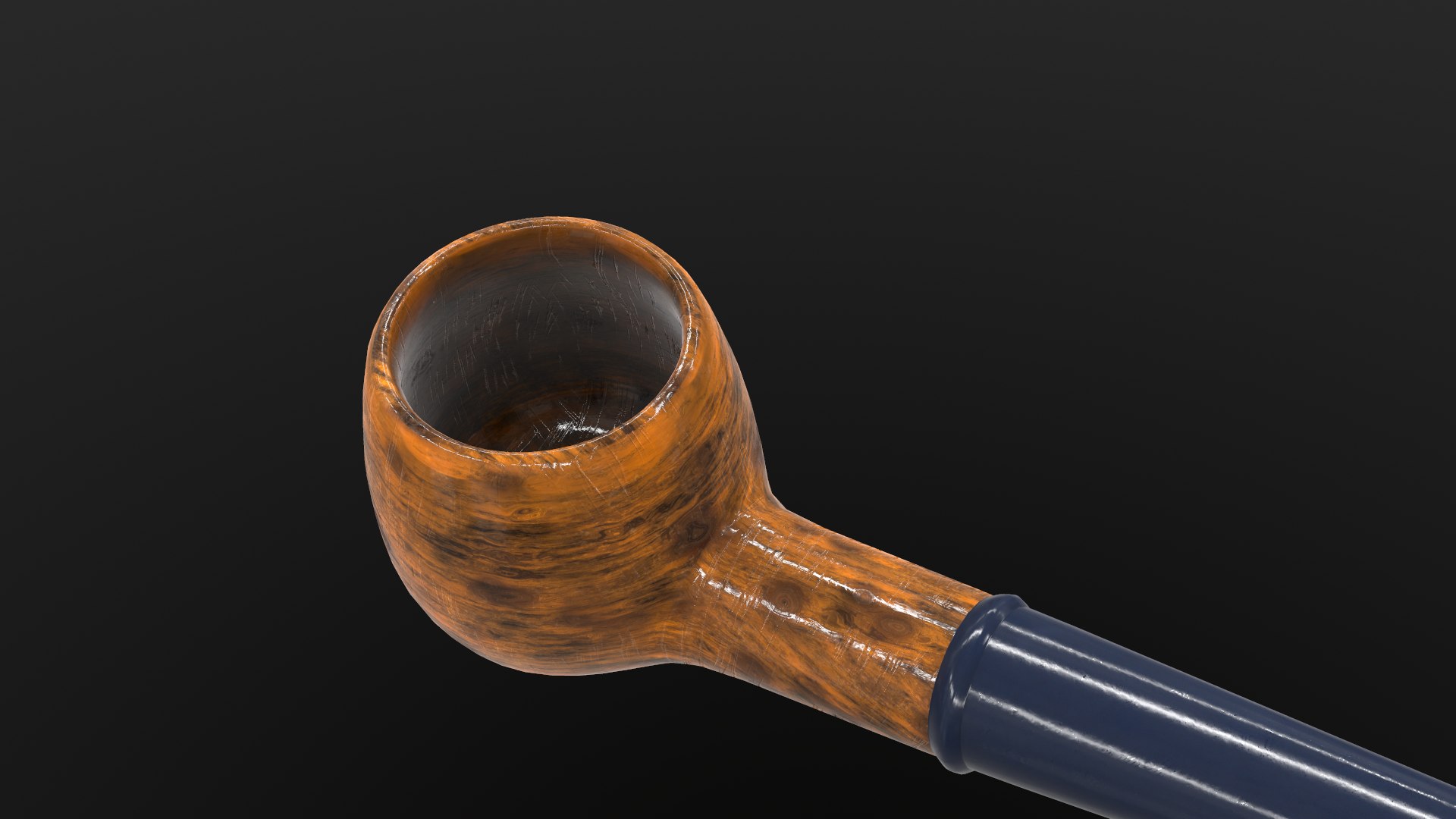 Smoking Pipe AR VR PBR Lowpoly With Game Ready 3D Model - TurboSquid ...