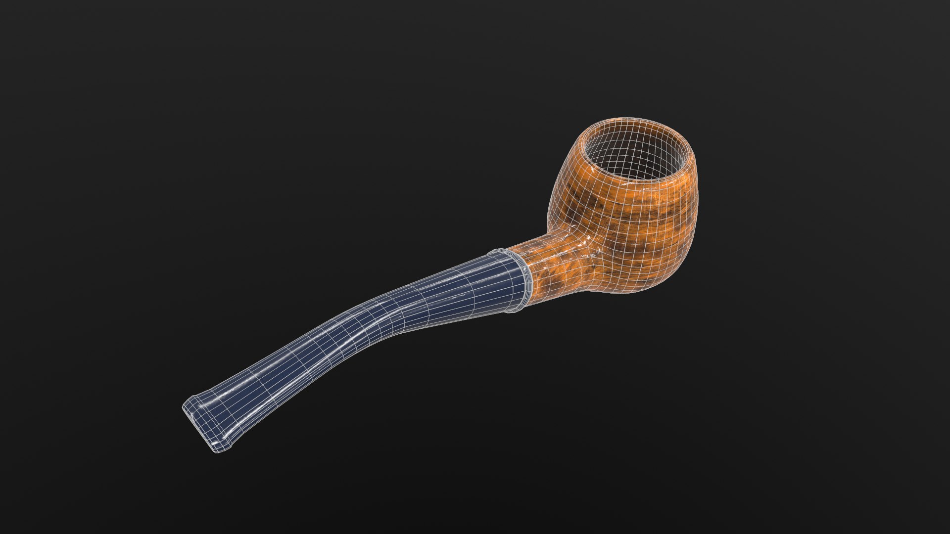 Smoking Pipe AR VR PBR Lowpoly With Game Ready 3D Model - TurboSquid ...