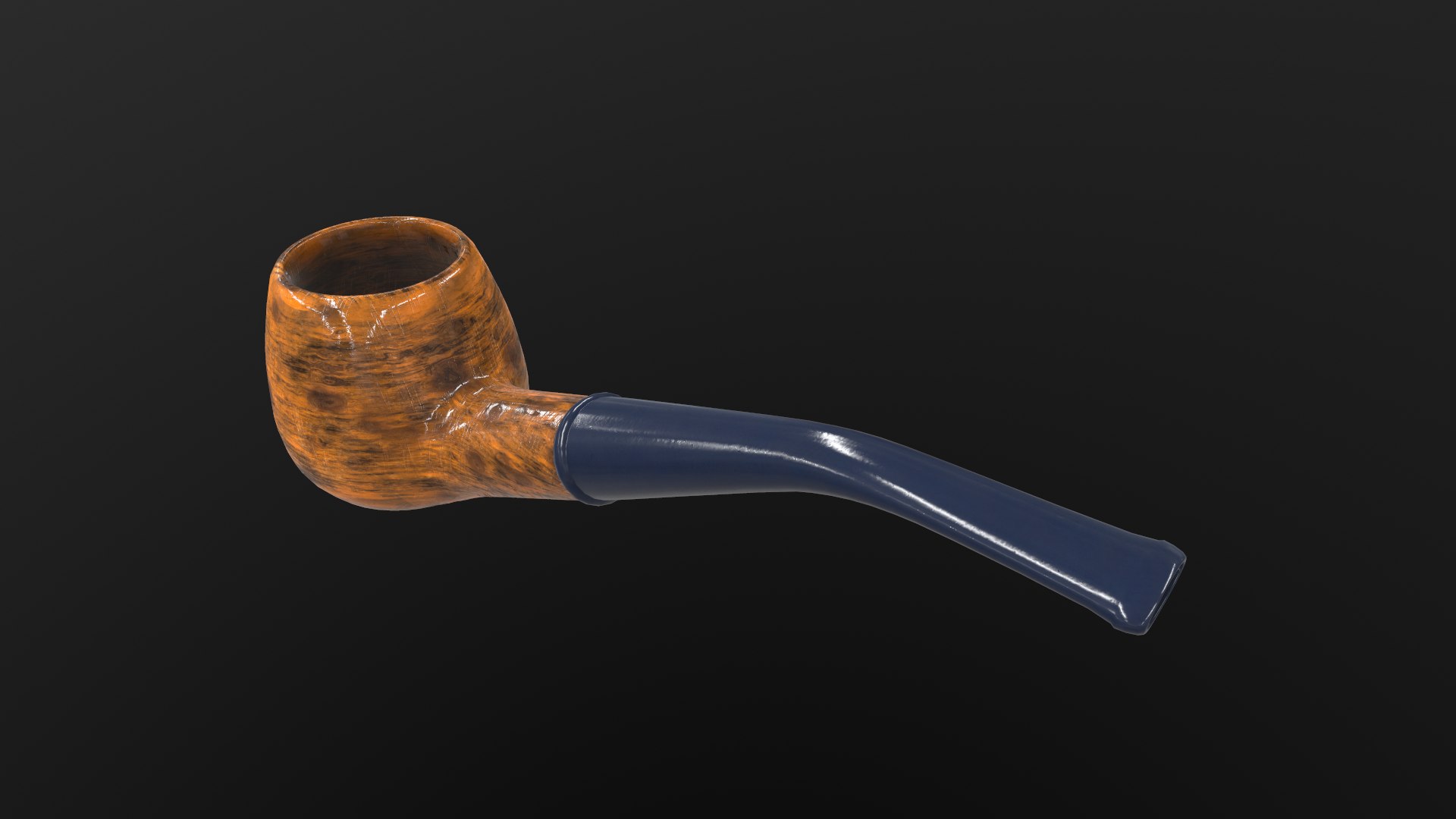 Smoking Pipe AR VR PBR Lowpoly With Game Ready 3D Model - TurboSquid ...