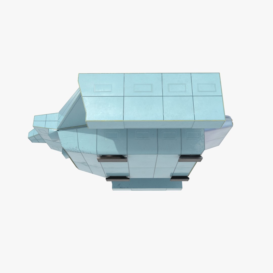 3D space cargo ship - TurboSquid 2055125