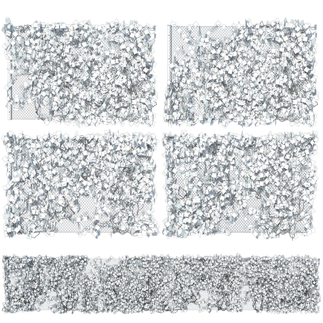 3D Fence With Ivy V11 - TurboSquid 1770815