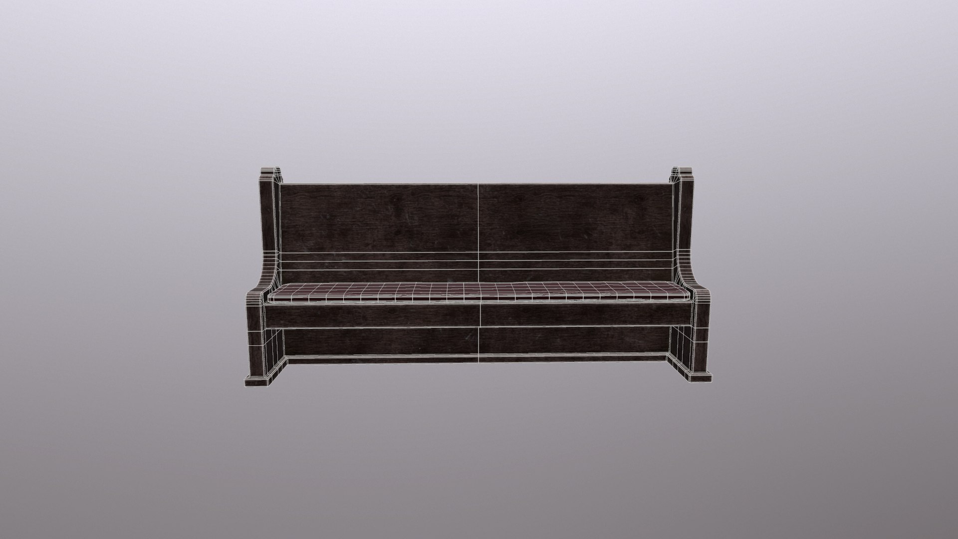 Church Pew 3D Model - TurboSquid 1363133