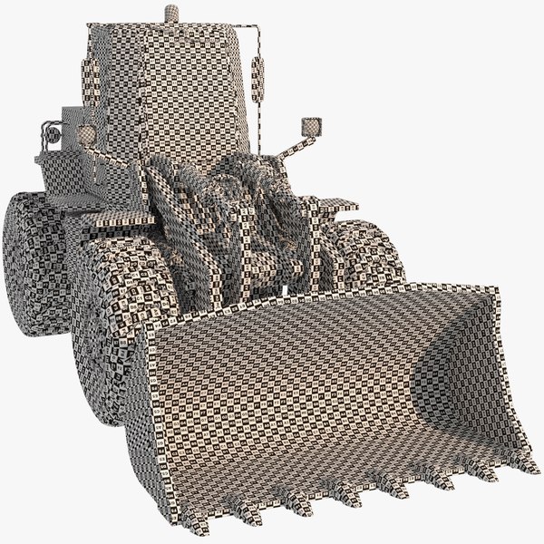 modelo 3d Cargadora de ruedas UVW únicamente - TurboSquid 2516174