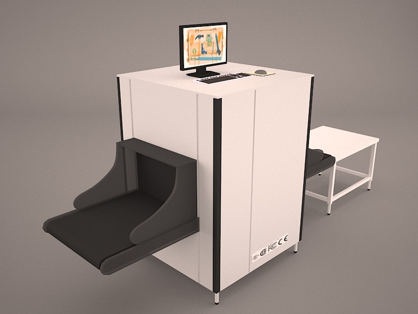 3D Airport Security Officer Xray Model - TurboSquid 1421000