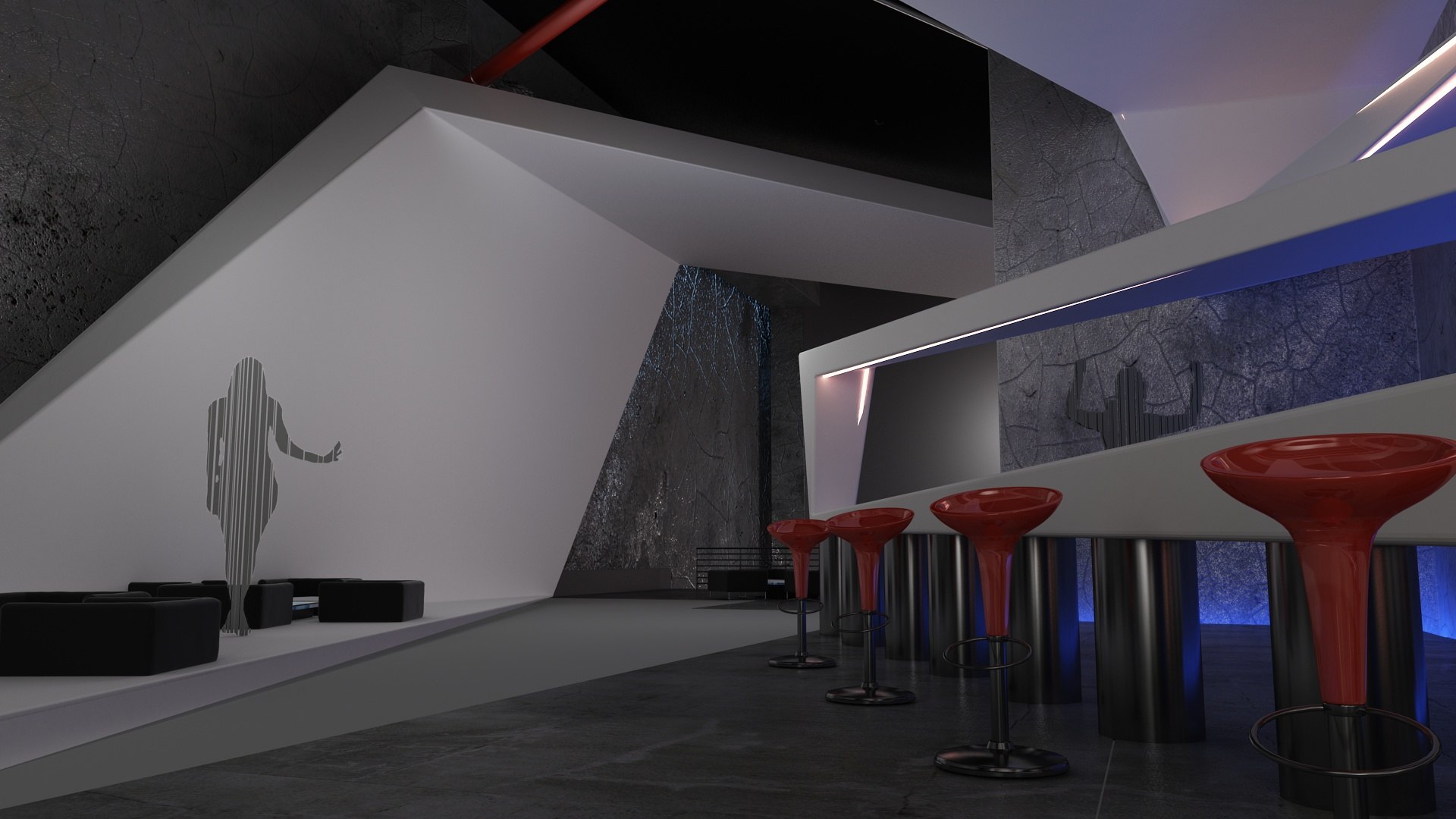 3D Gaming Video Cafe - TurboSquid 1679389