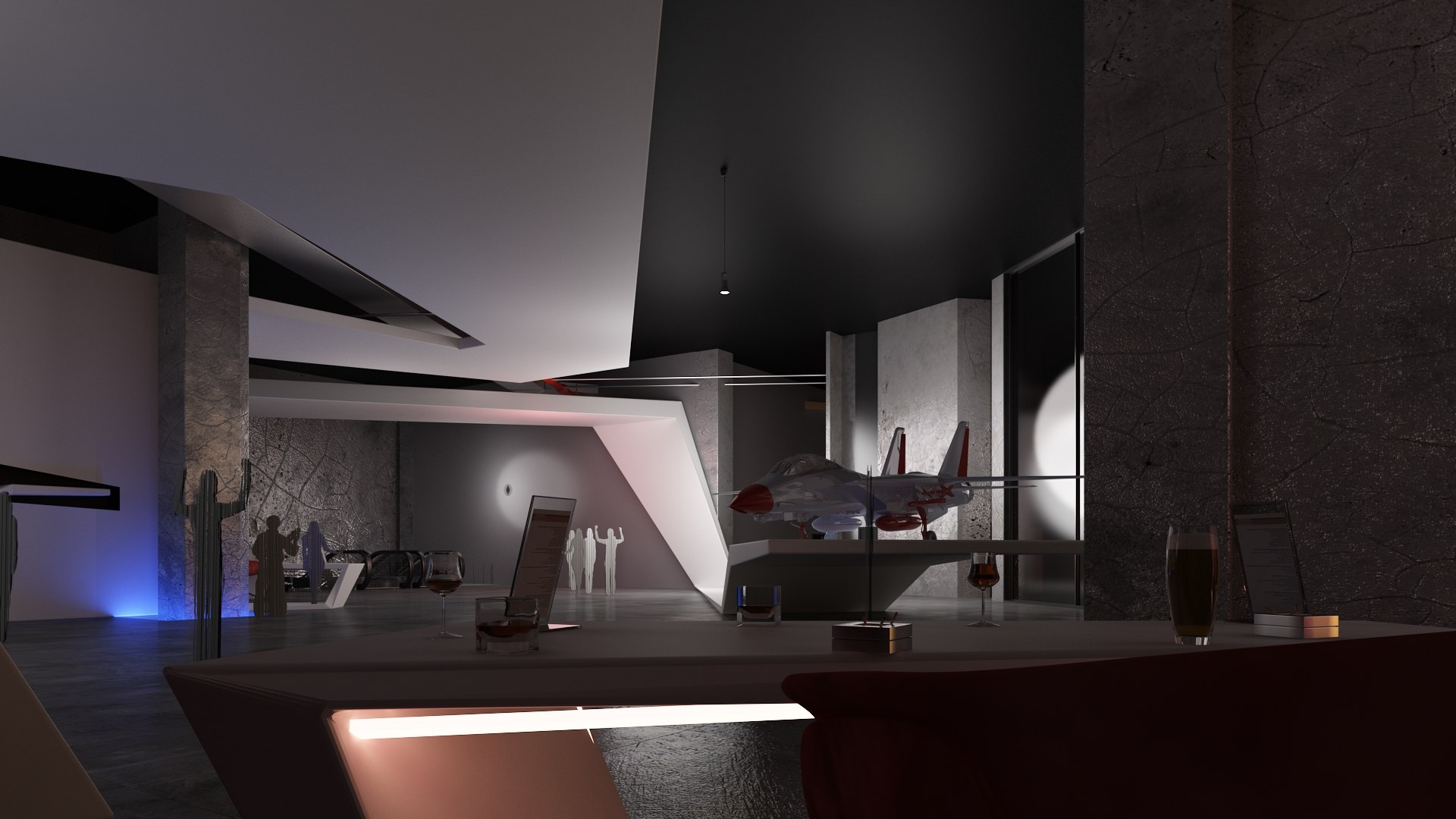 3D Gaming Video Cafe - TurboSquid 1679389
