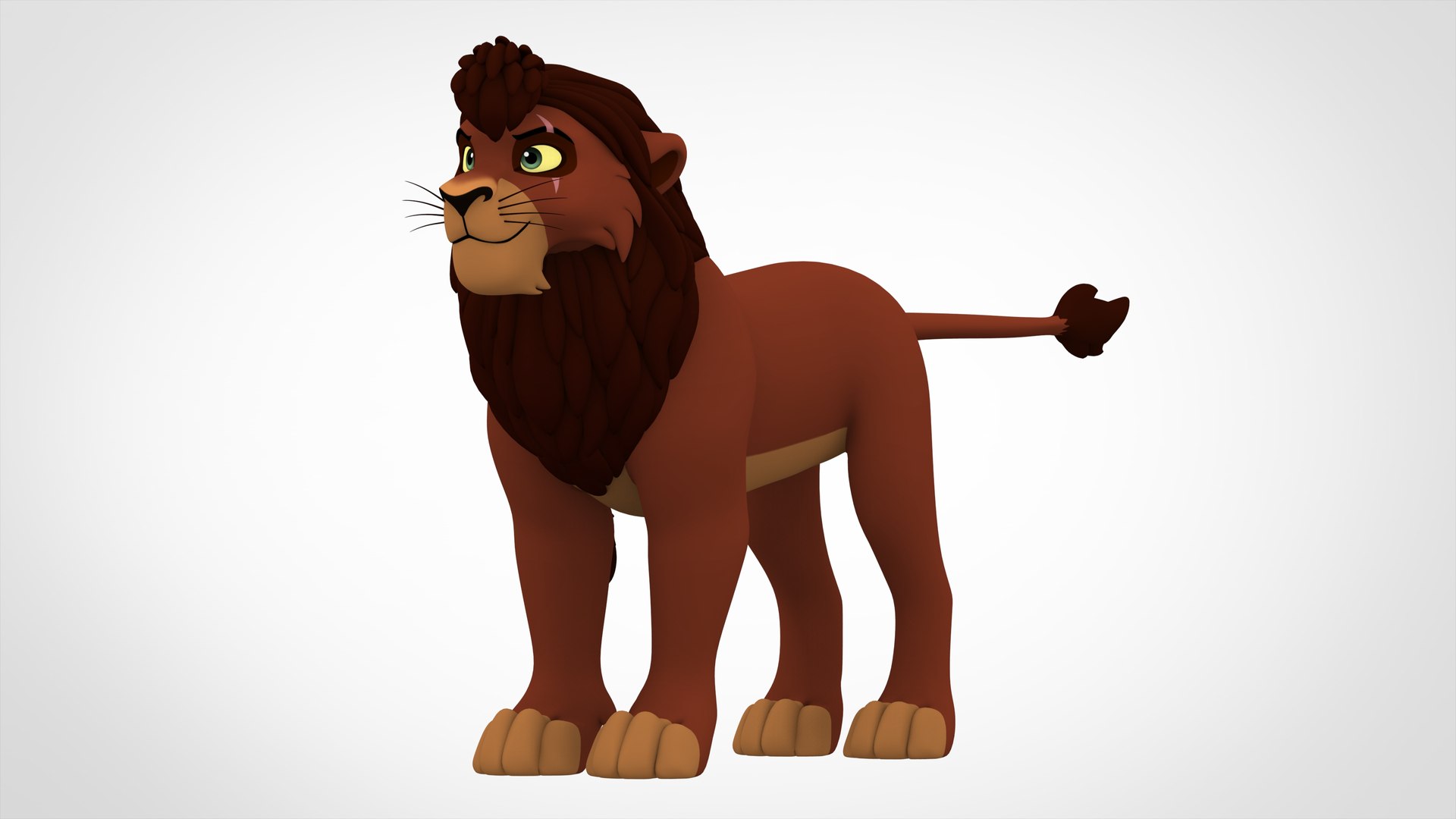 Kovu Adult 3D - TurboSquid 2165340