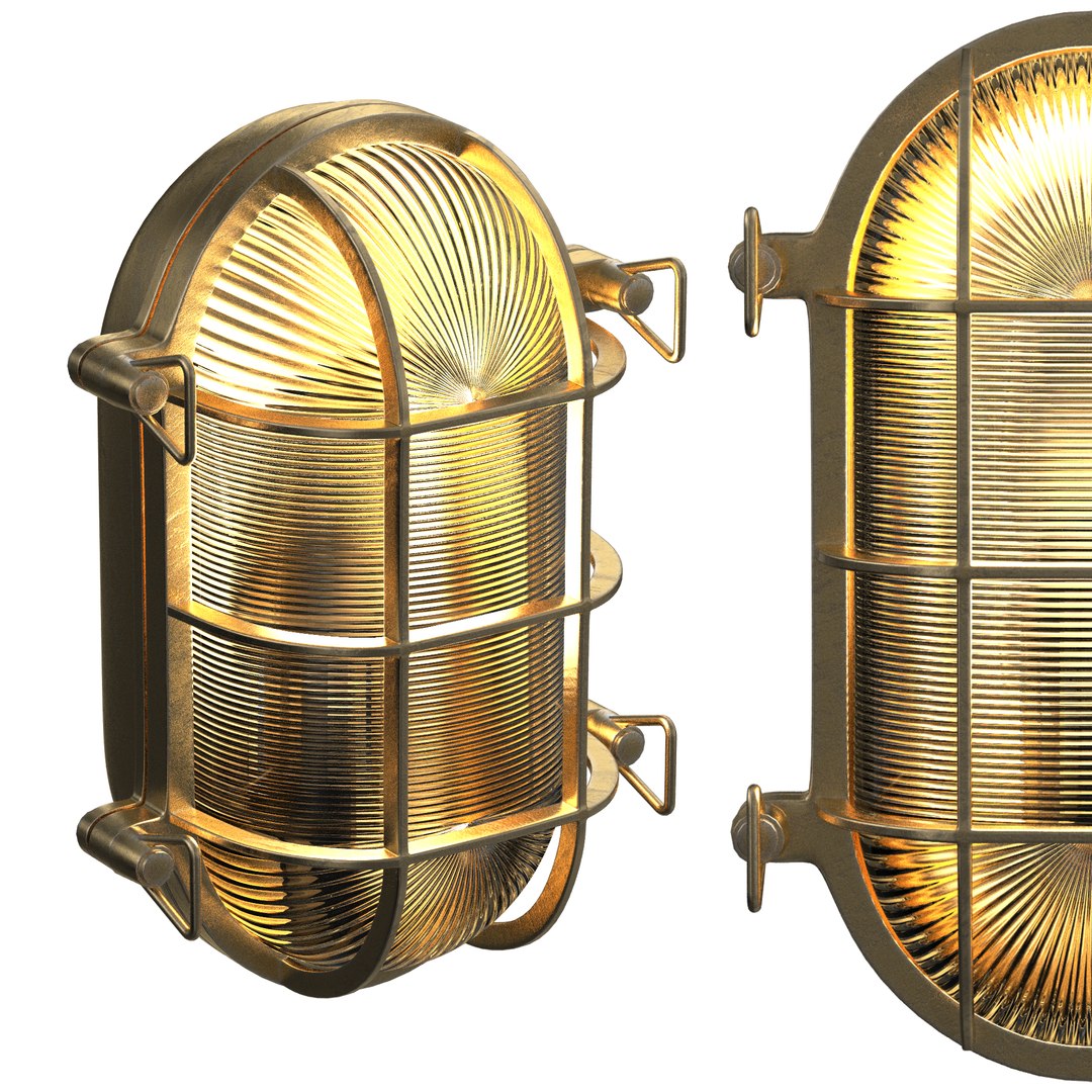 3D Atlantic Bulkhead Fitting Polished Brass model - TurboSquid 1864723