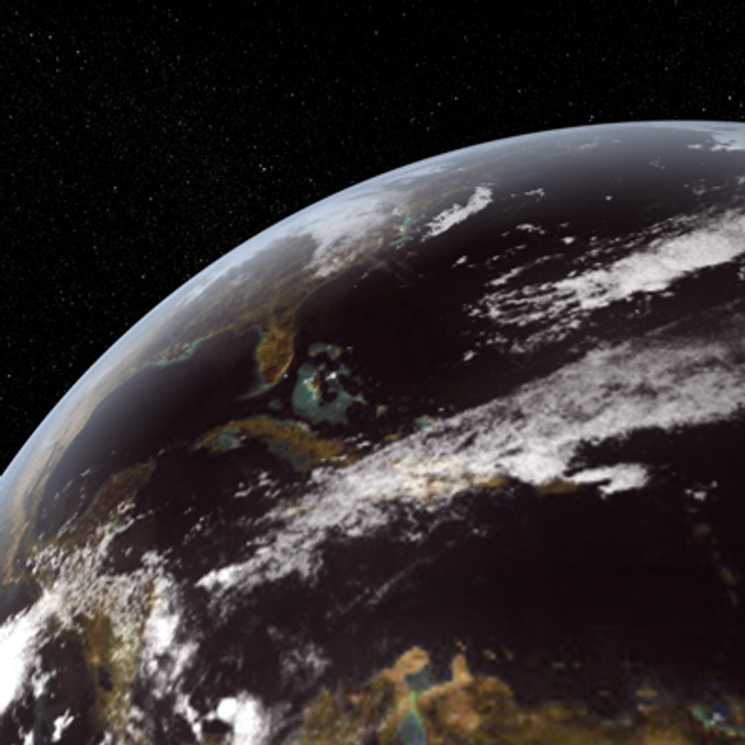 Earth Atmosphere 3d Model