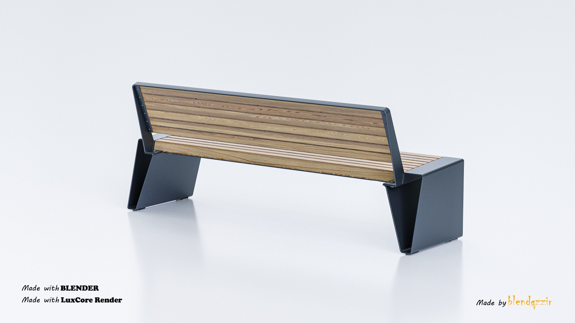 Bench Radium Seat 3D Model - TurboSquid 1664150