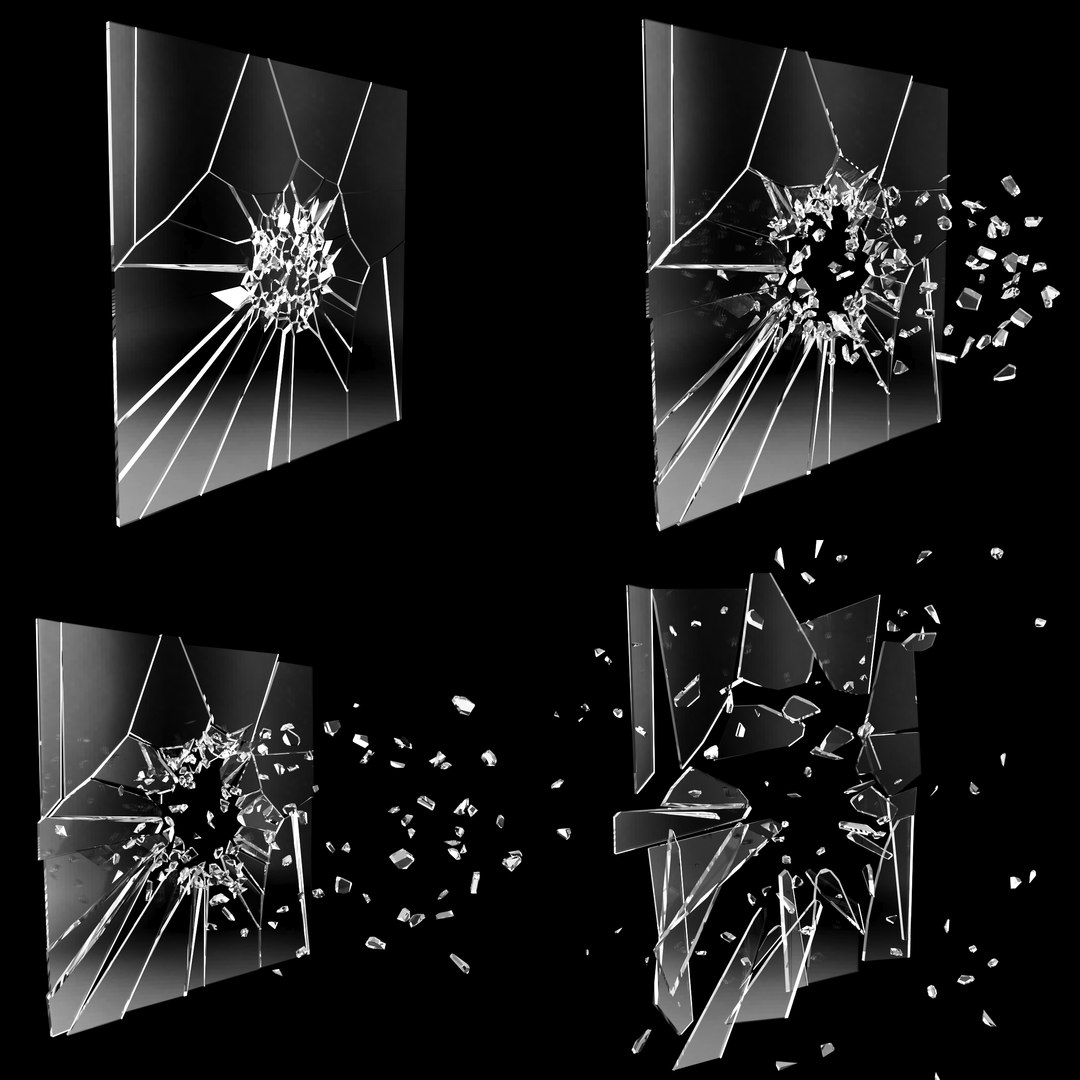 Glass Crash Animation 3D Model - TurboSquid 1366364