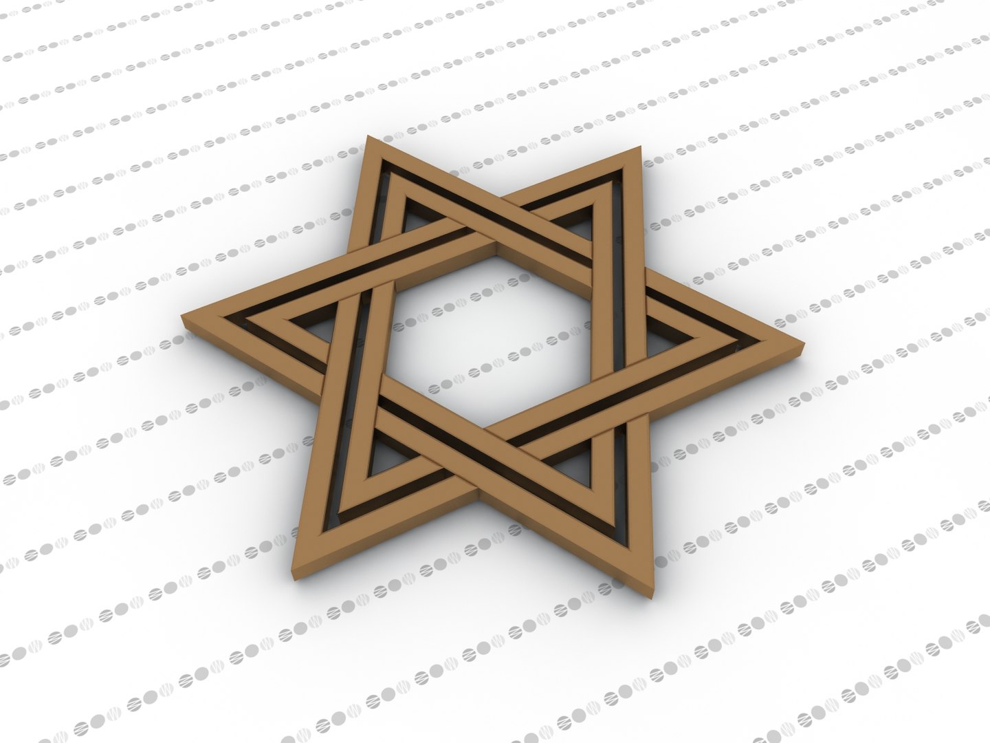 3D Star David - TurboSquid 1417487