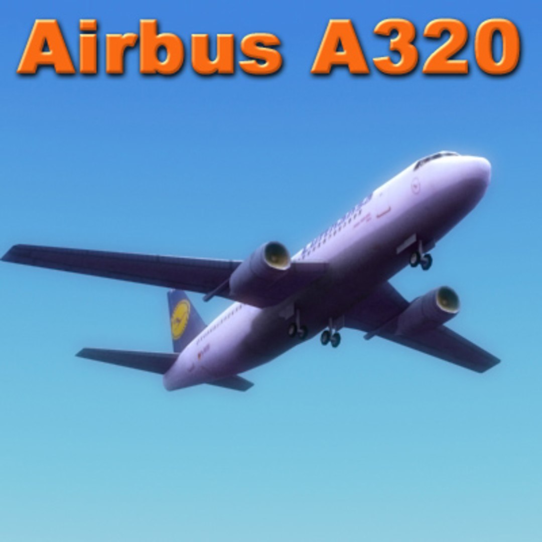3d A320 Airbus Model
