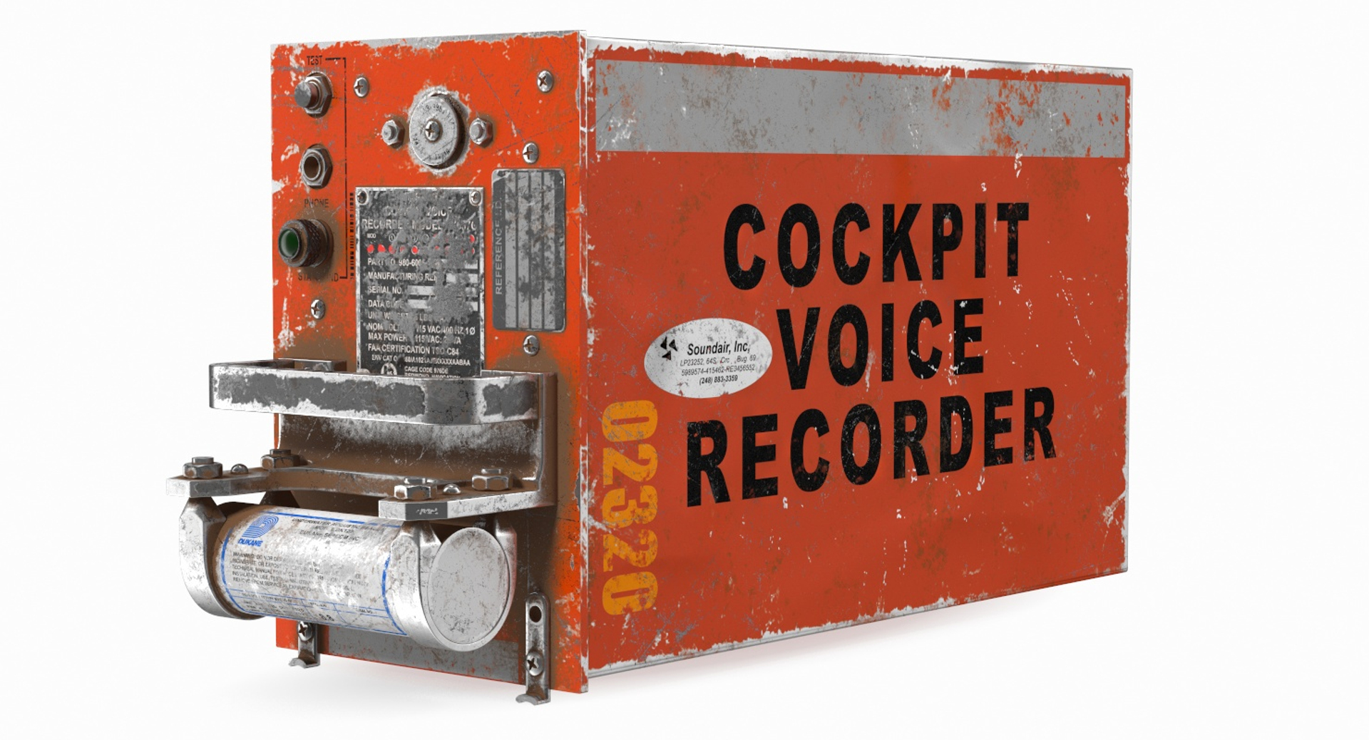 3D Crashed Flight Recorders - TurboSquid 1431057