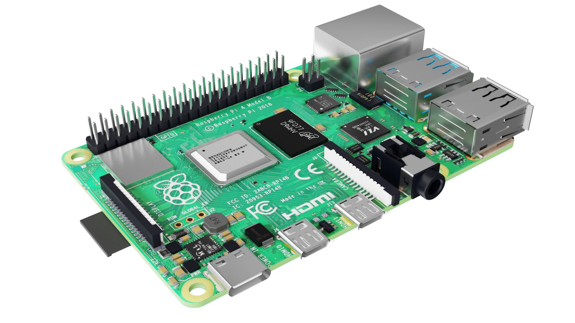 Raspberry Pi 4 3D Model - TurboSquid 1737753