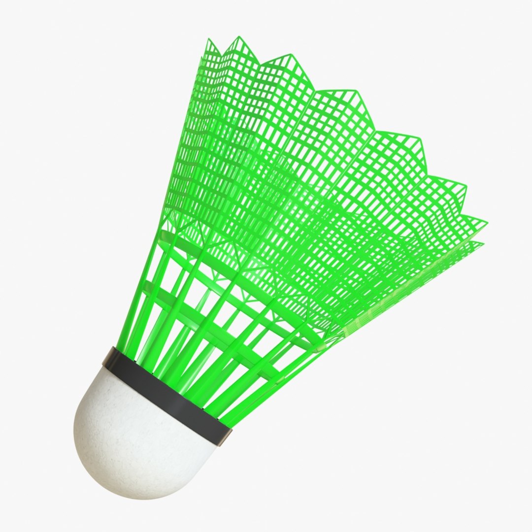 3D Realistic Shuttlecock 01 5 Model - TurboSquid 1445684