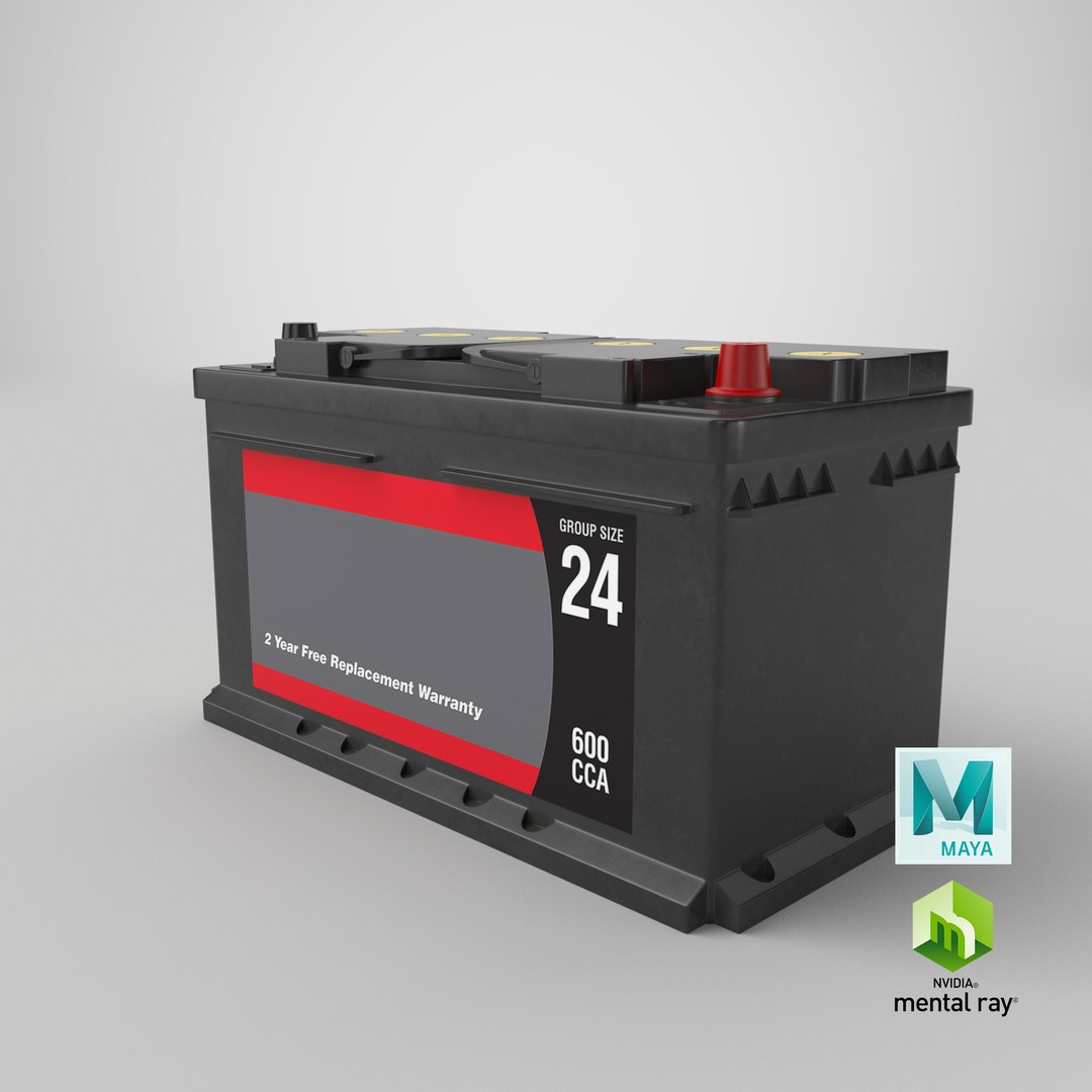 3D Car Battery Model - TurboSquid 1873793