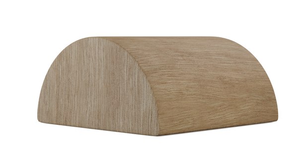 Building Block Semicircle 3D model - TurboSquid 1775469