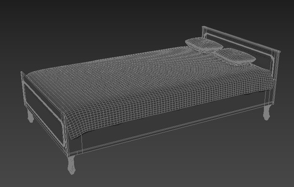 Bed old style 3D model - TurboSquid 1229230