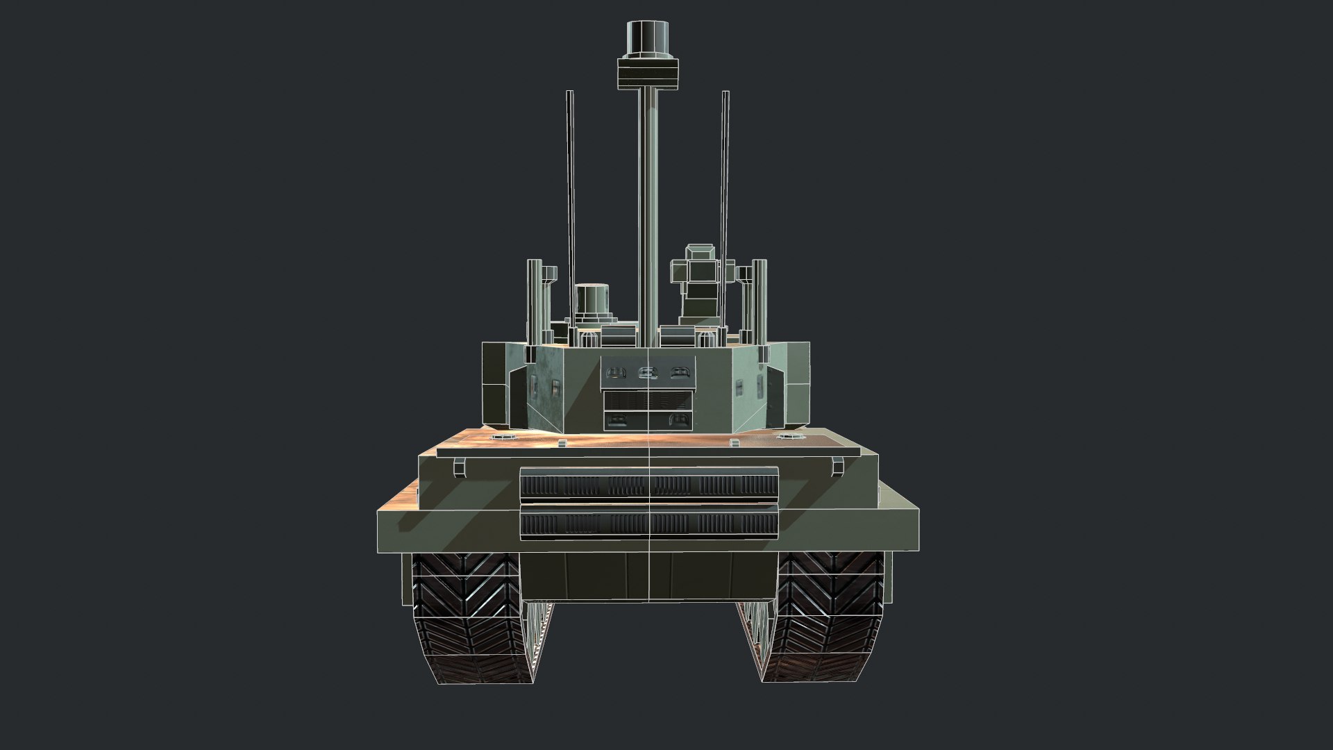 3D Modern MBT Tank model - TurboSquid 1774537
